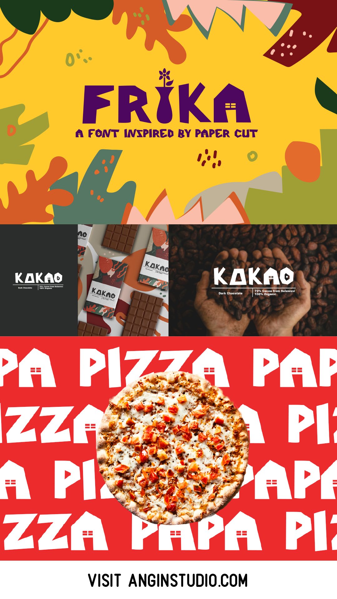 Frika - Font Inspired by Paper Cut