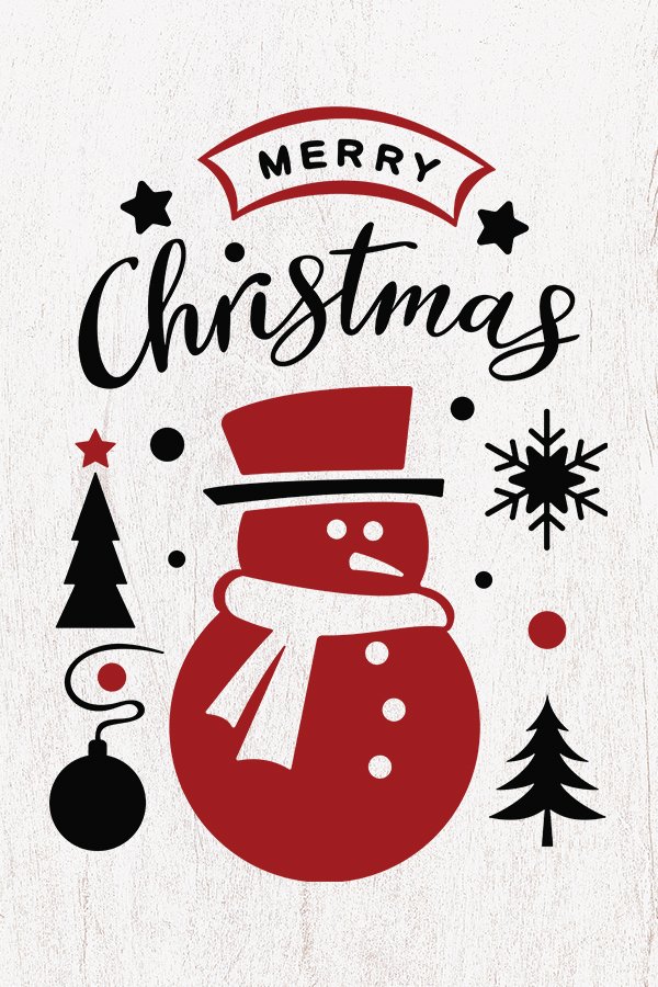 Christmas SVG, Snowman SVG, Christmas cutting files, Cricut