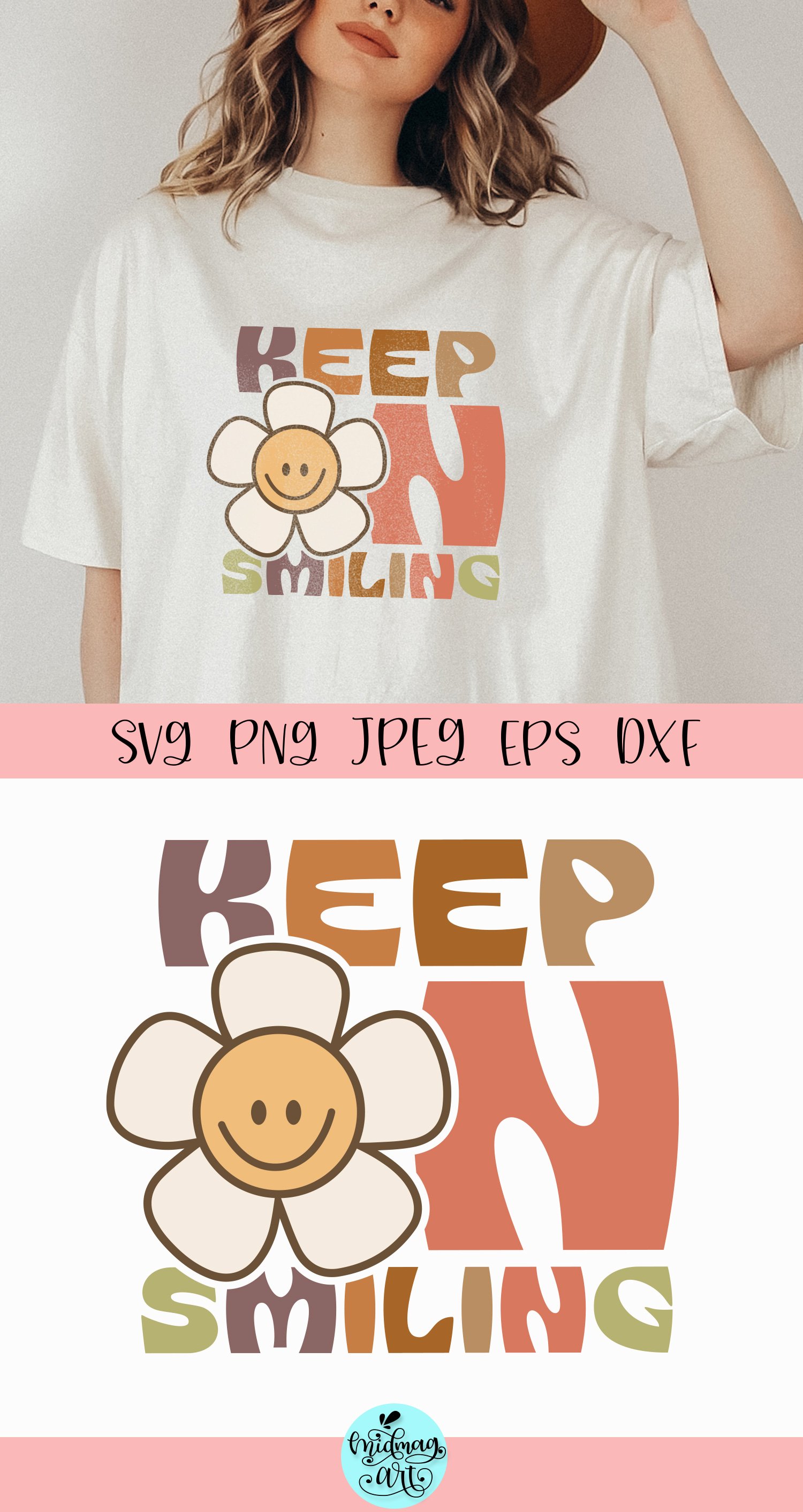Keep on smiling svg, choose kindness (2278348)