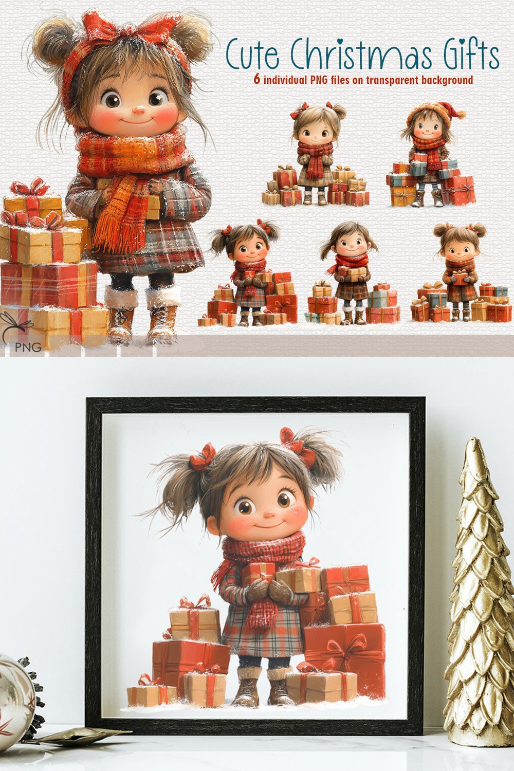 Children Christmas Cliparts