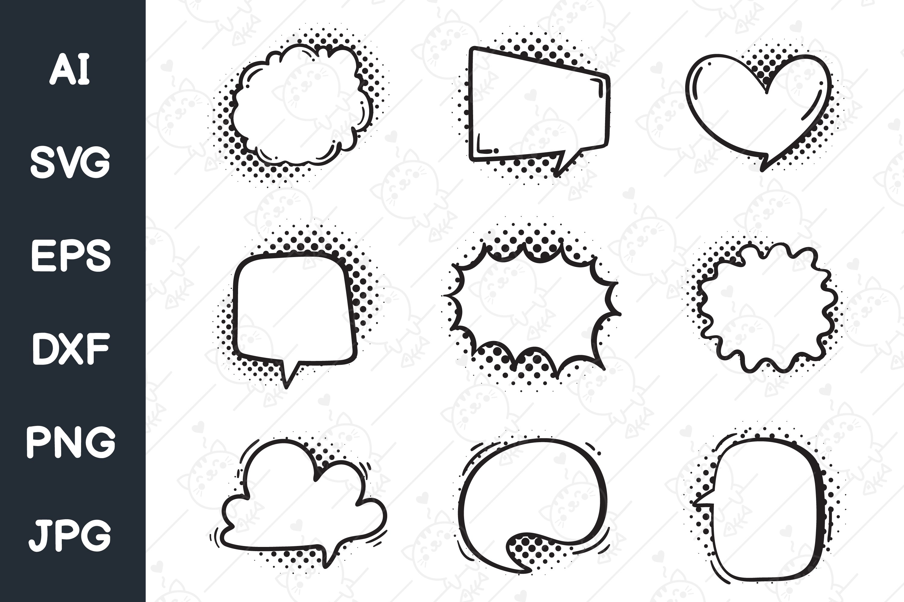 Speech Bubble for Entering Conversation Messages and Thought