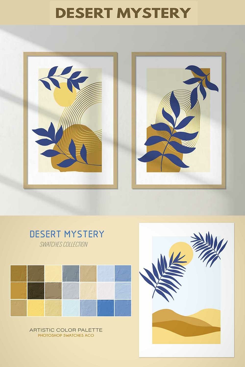 Desert Mystery - Abstract Printable Design - Full Pack