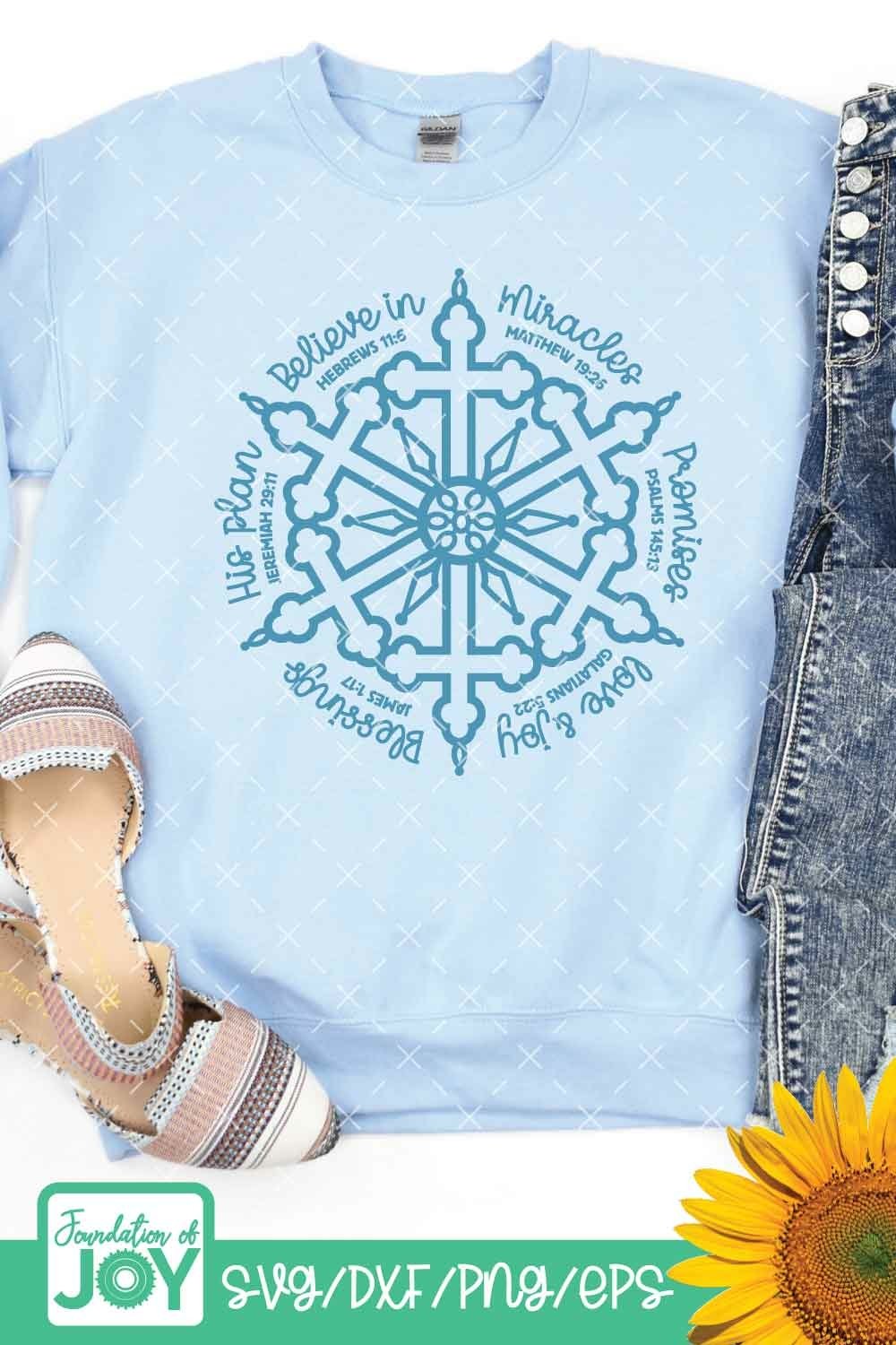 Snowflake svg, Faith, Believe svg, Bible verse svg