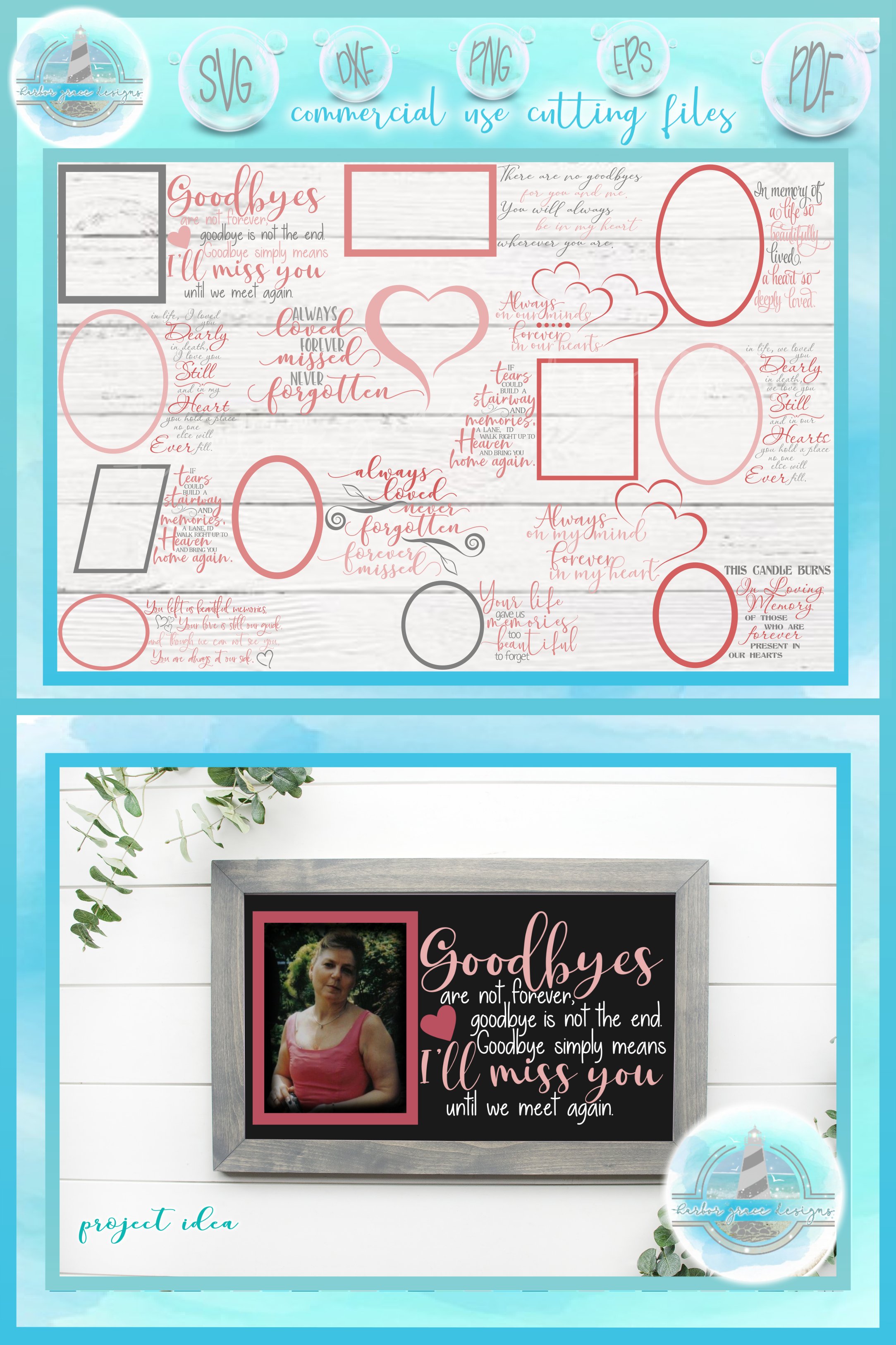In Loving Memory Quote SVG Bundle | Memorial (348168)