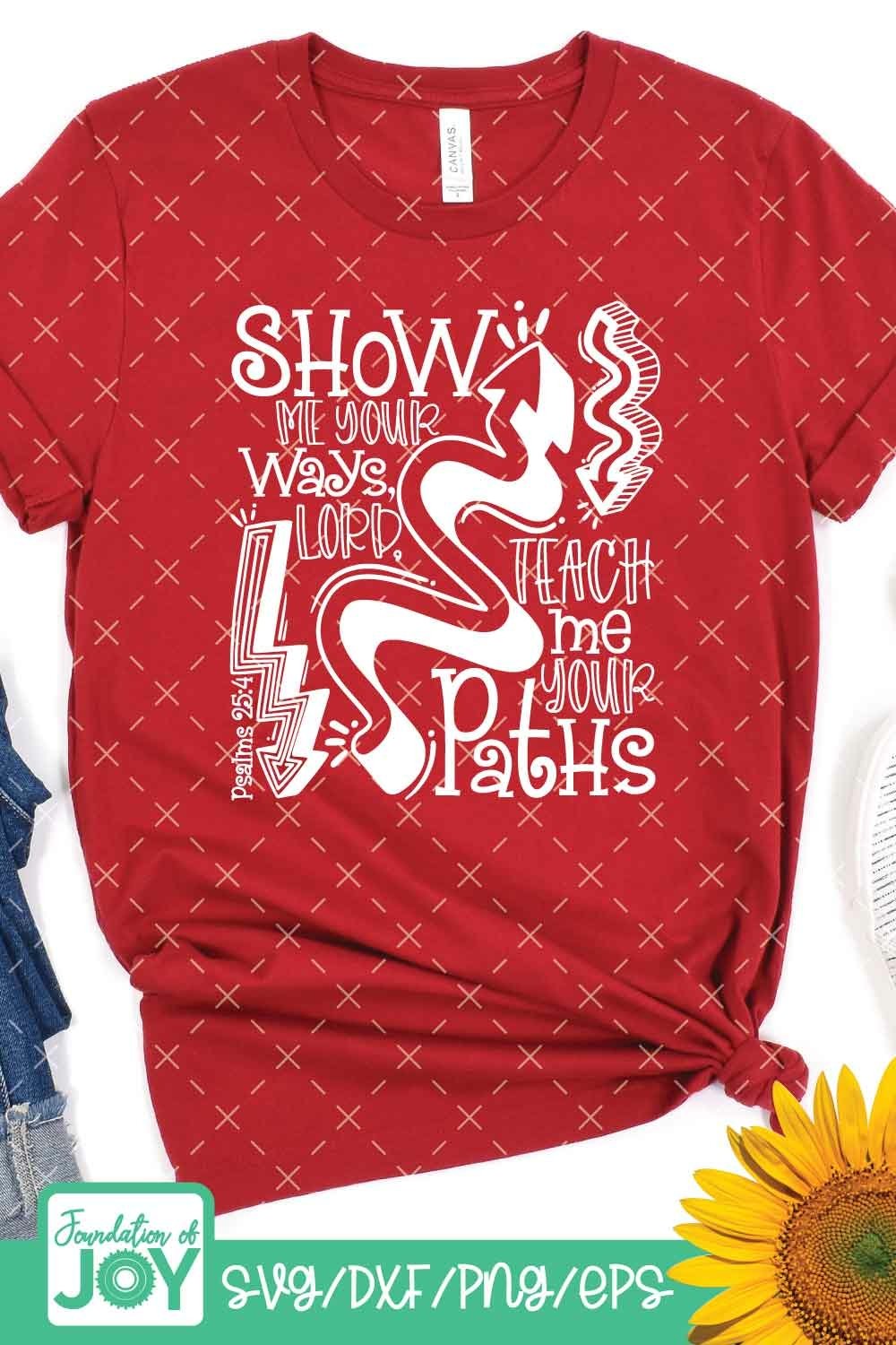 Teach me your paths svg, VBS svg, Vacation Bible School