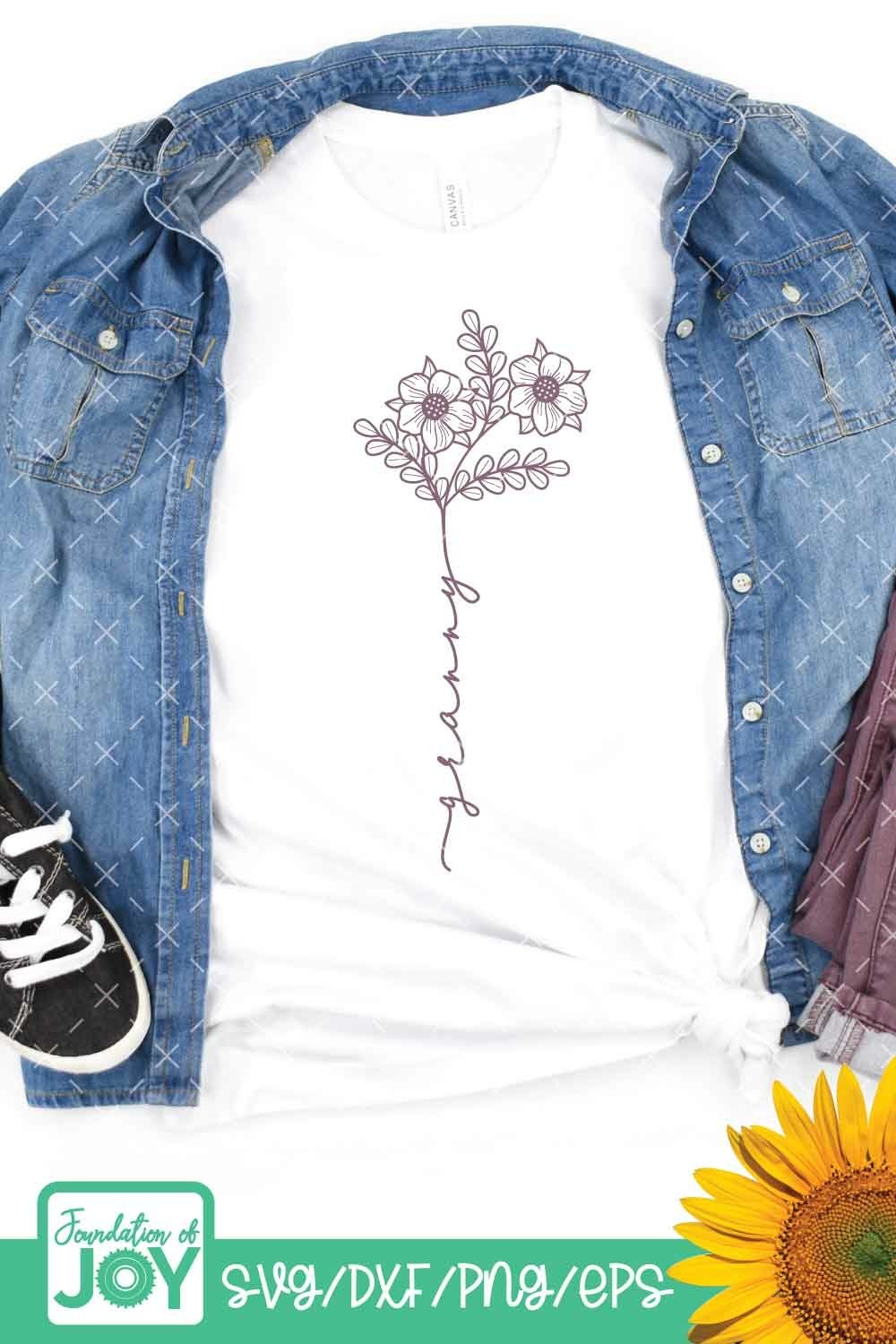 Wildflower Name Bundle, Grandma gigi Mum Name Logo Bundle