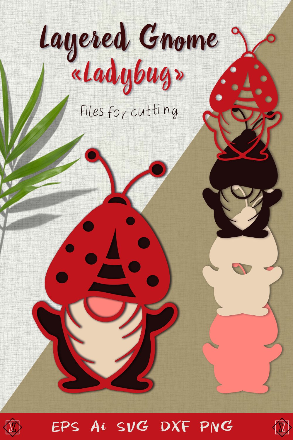 Layered Gnome "Ladybug"