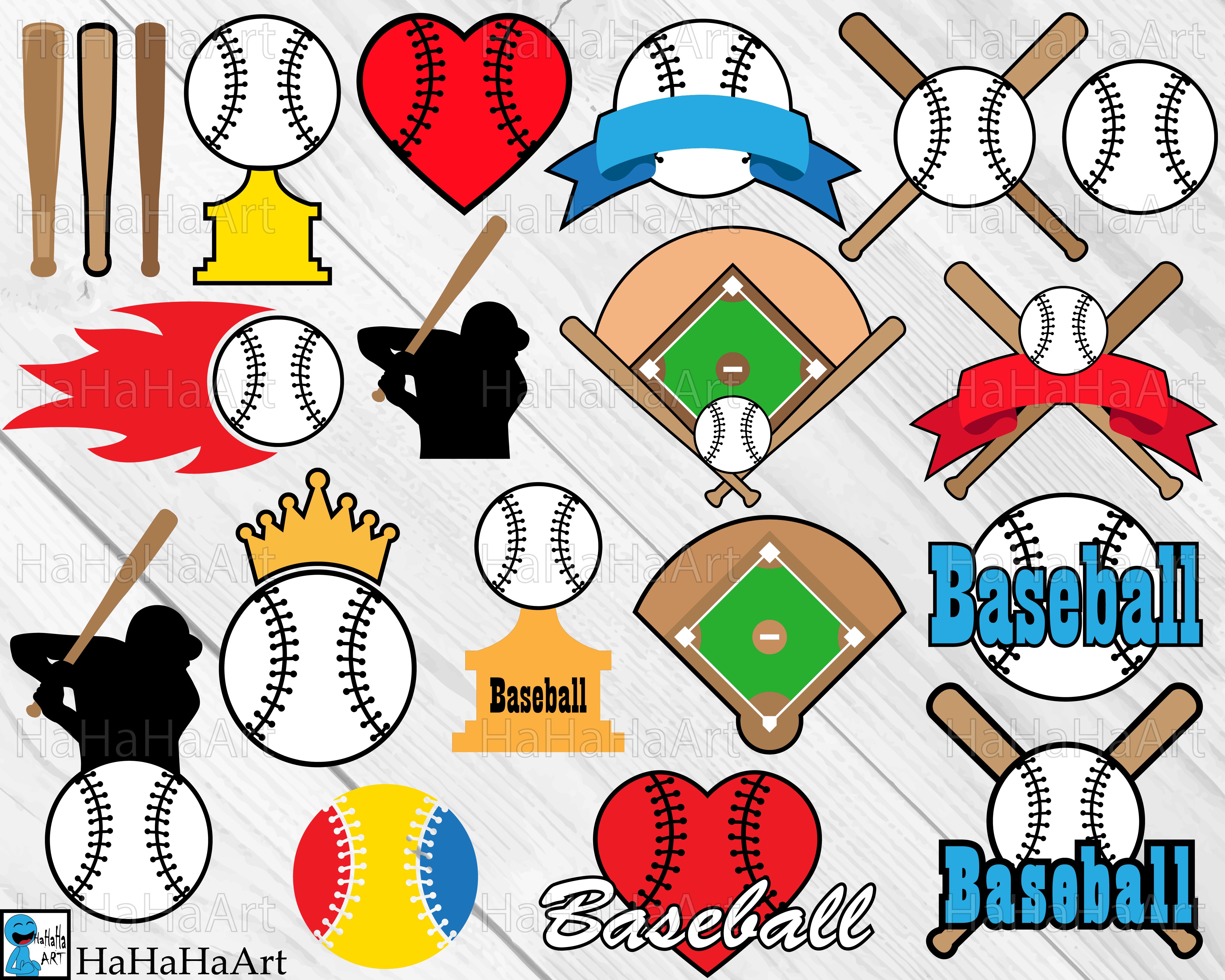 Baseball Designs - Clip art / Cutting Files 1449c