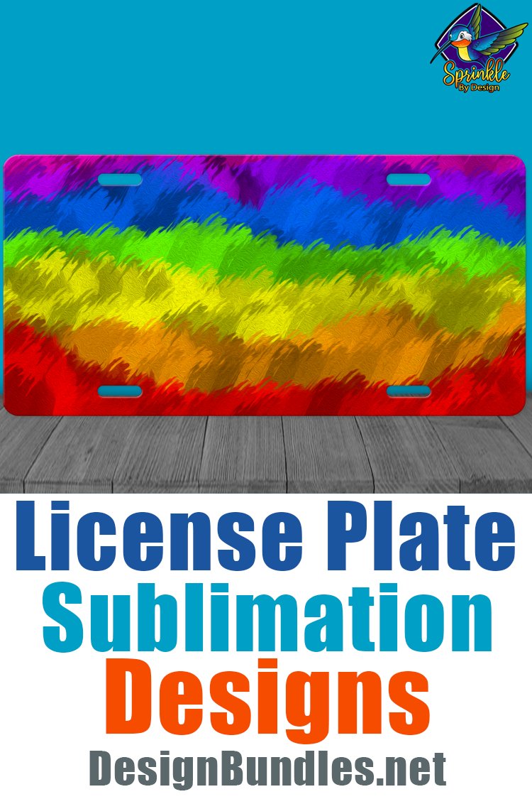 License Plate Sublimation Design (993432)