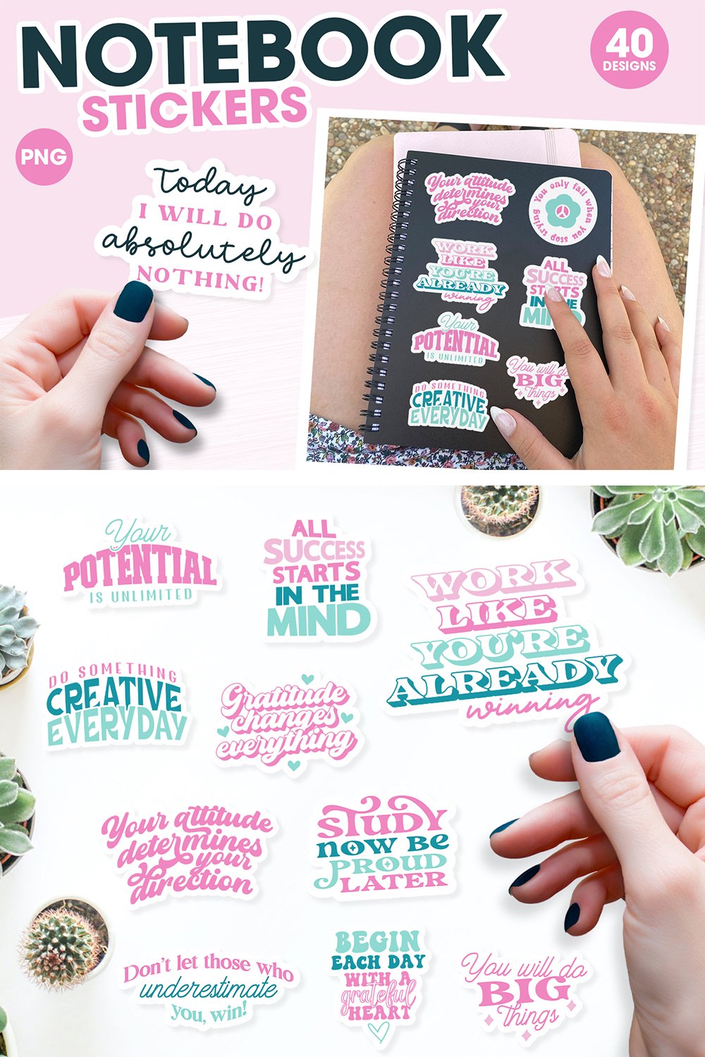 Notebook stickers | Diary stickers