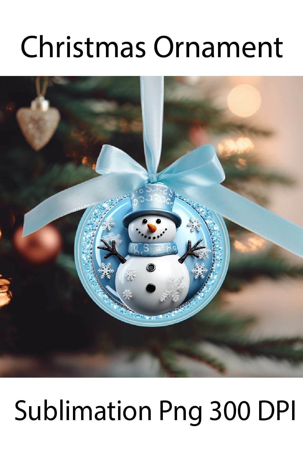 Christmas Ornament PNG. Christmas Snowman Png. (2721708)