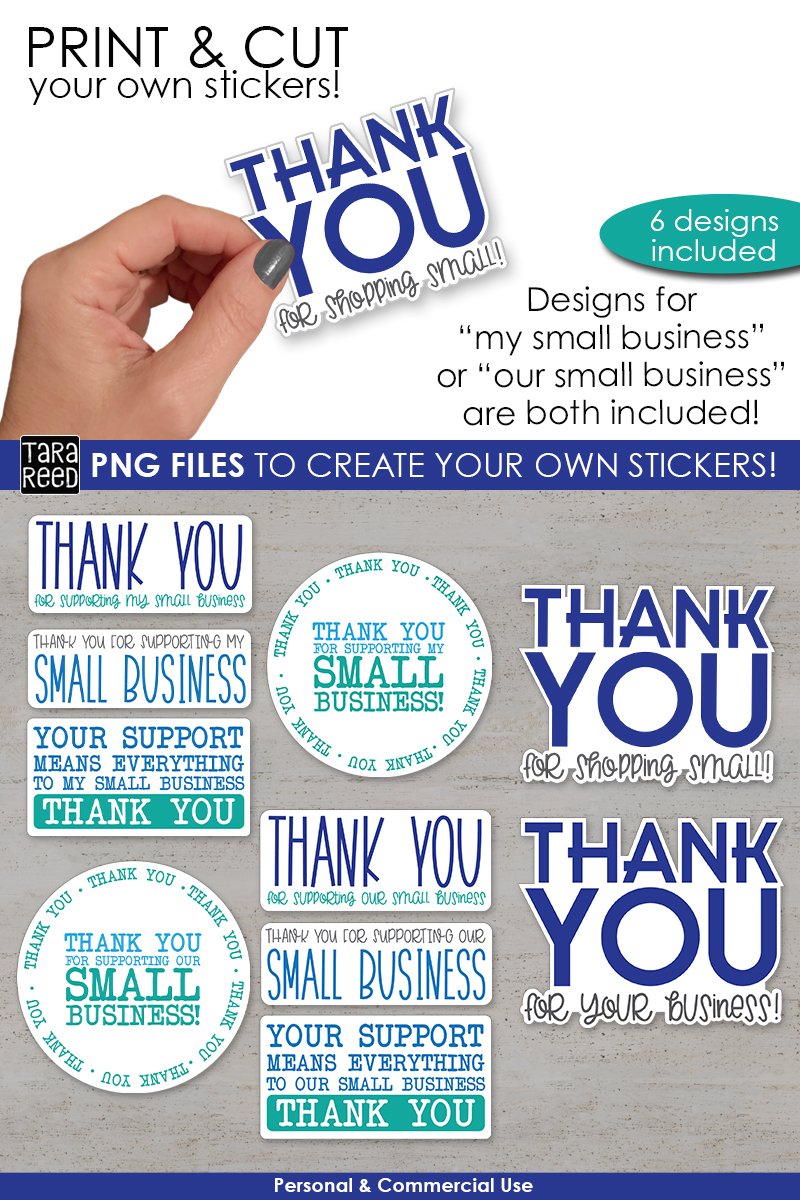 Sticker Bundle PNG - Small Business Customer Appreciation