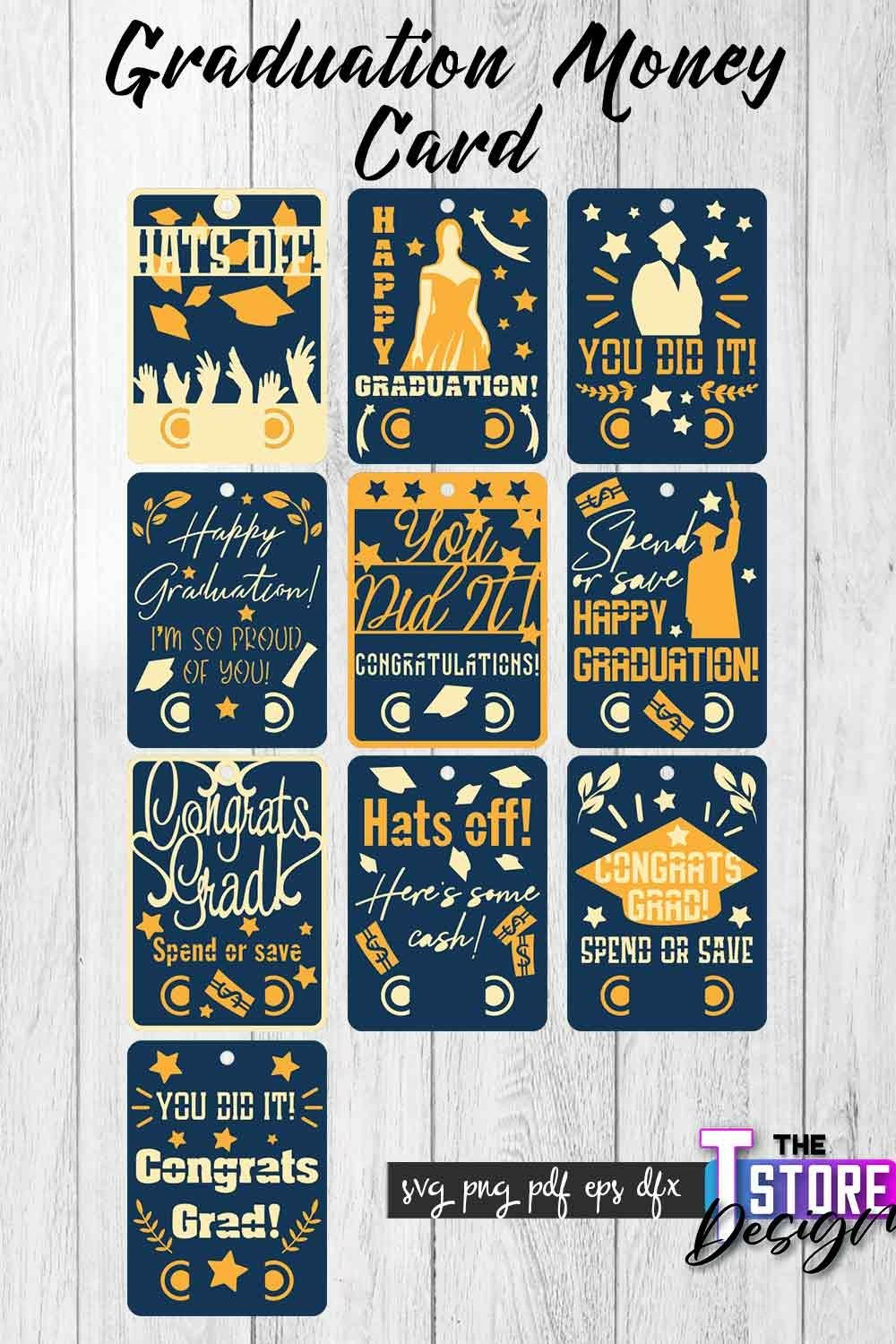 Graduation Money Card SVG Bundle|Grad Money Holder | SVG