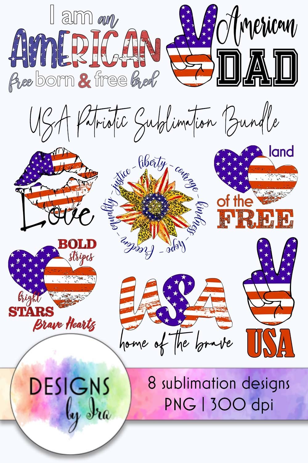 USA Patriotic Bundle | Independence Day | 4th of July Prints