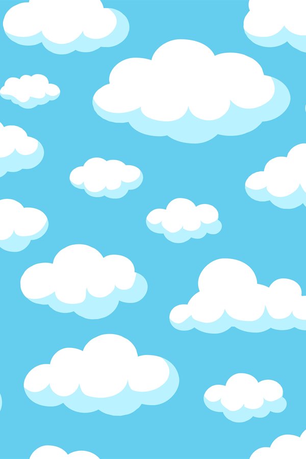 Cartoon sky pattern