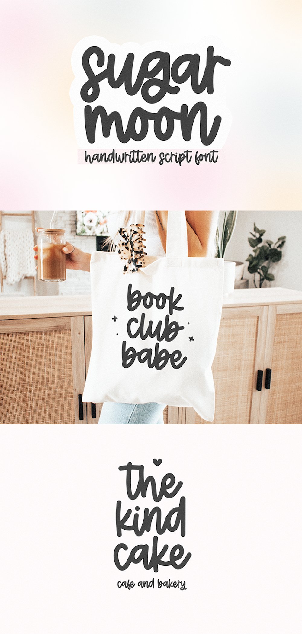 SugarMoon - Cute Script Font