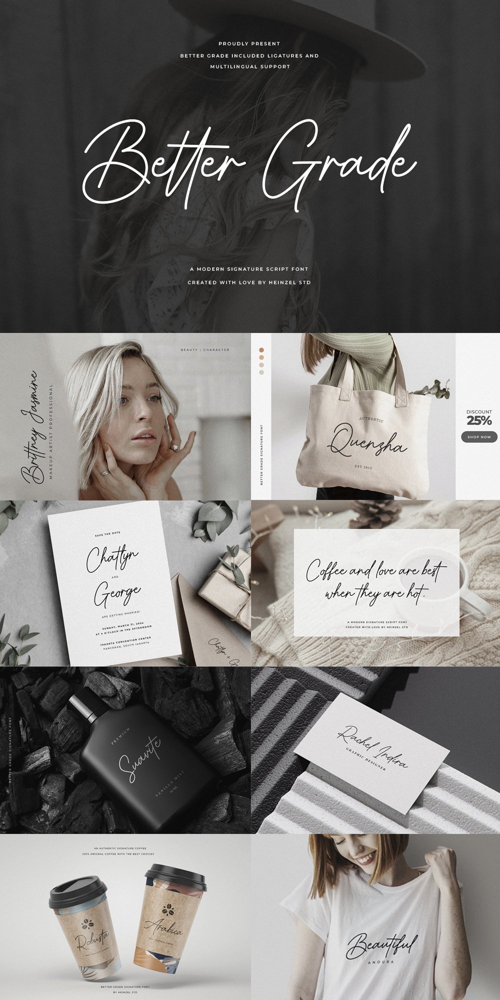 Better Grade Modern Script Font / Best Seller Font