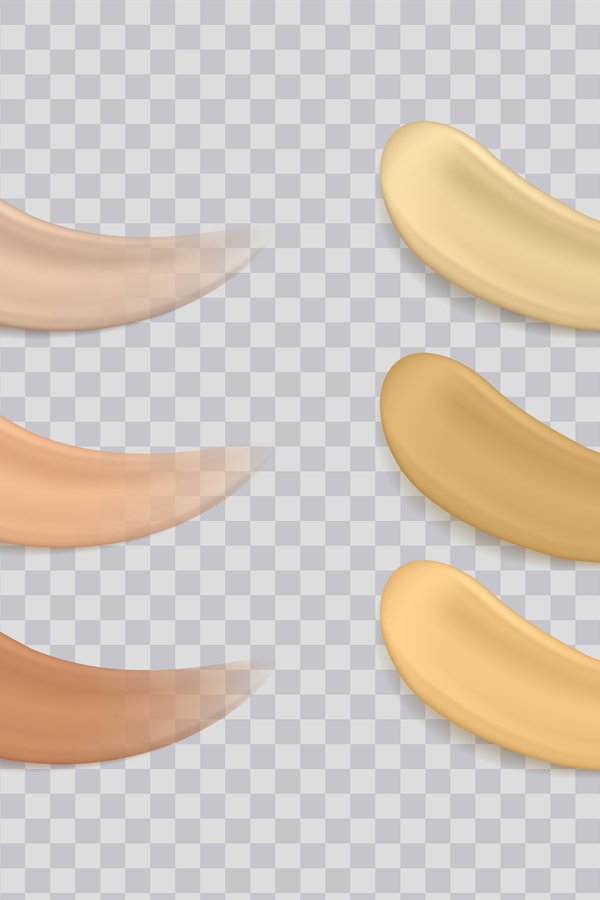 Foundation smudge. Realistic liquid foundation (1348313)