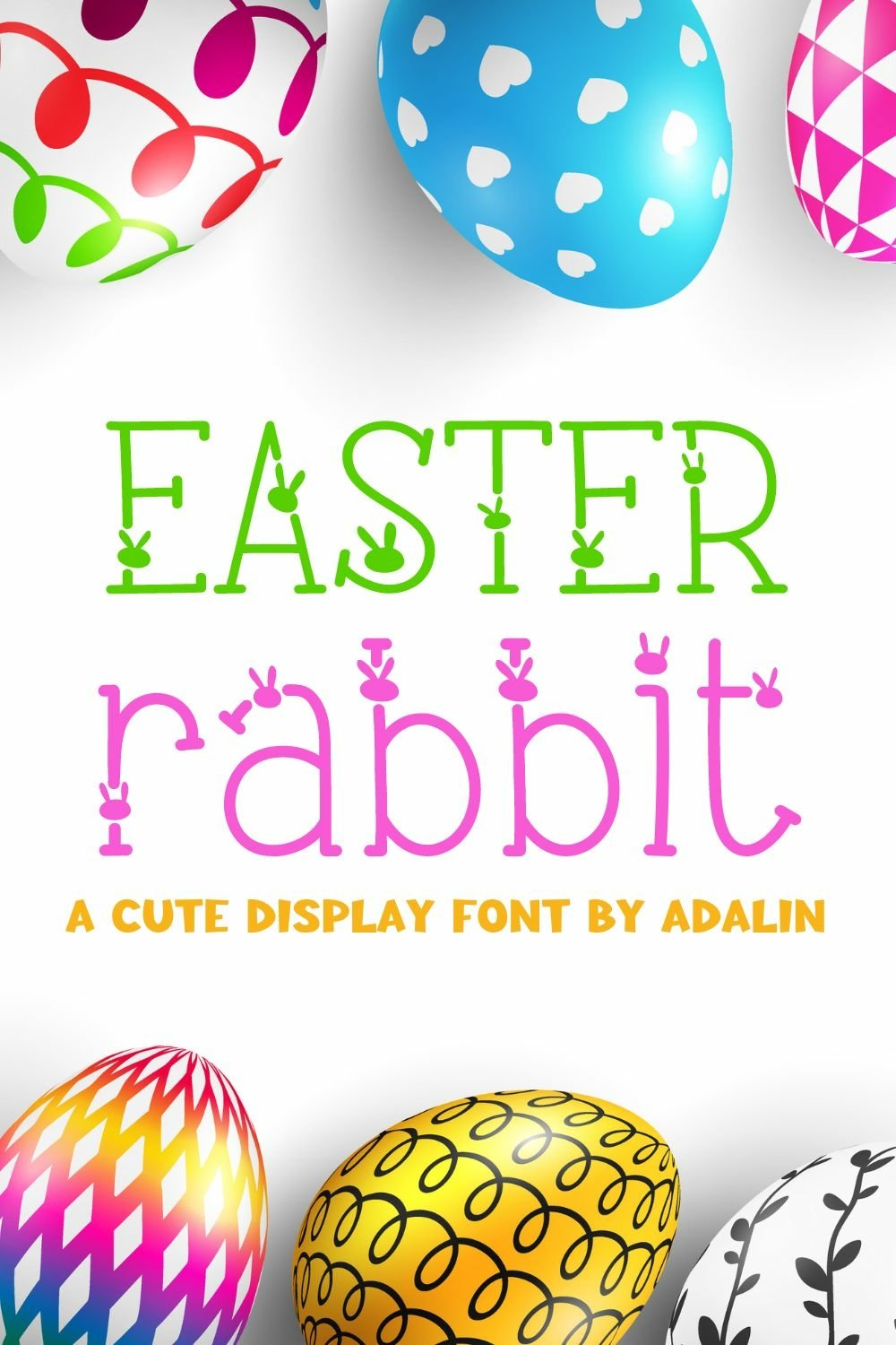 Easter Rabbit - Display Font
