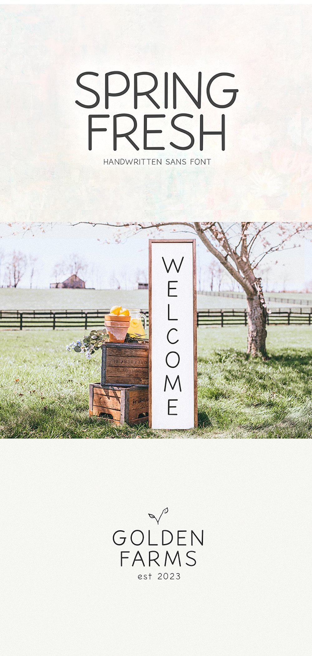 Spring Fresh - Simple Handwritten Font