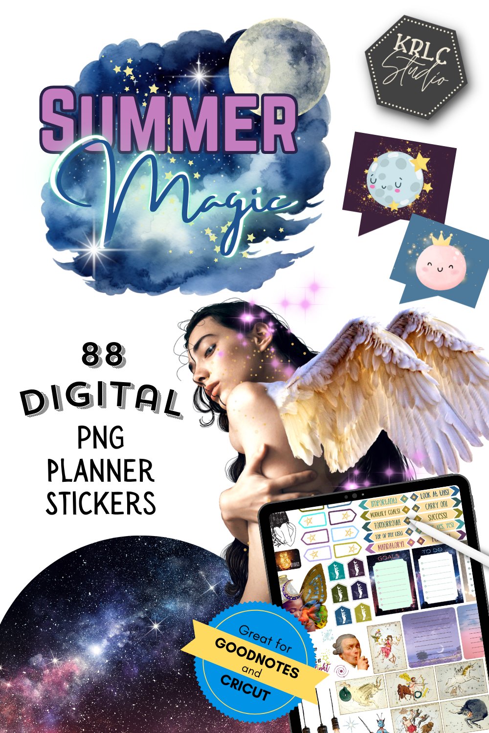 Summer Magic - DIGITAL Planner Stickers