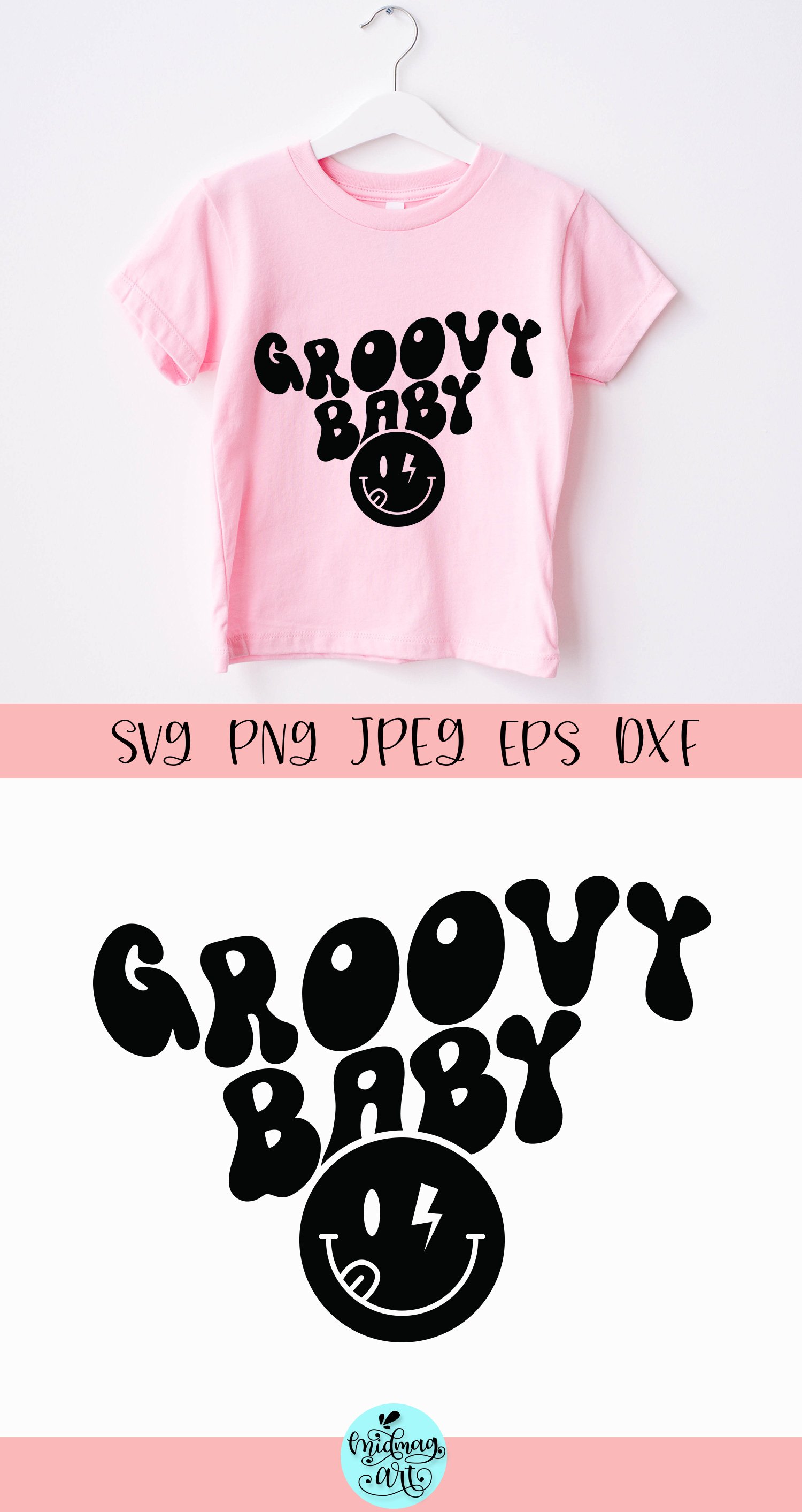 Groovy baby svg, kids svg