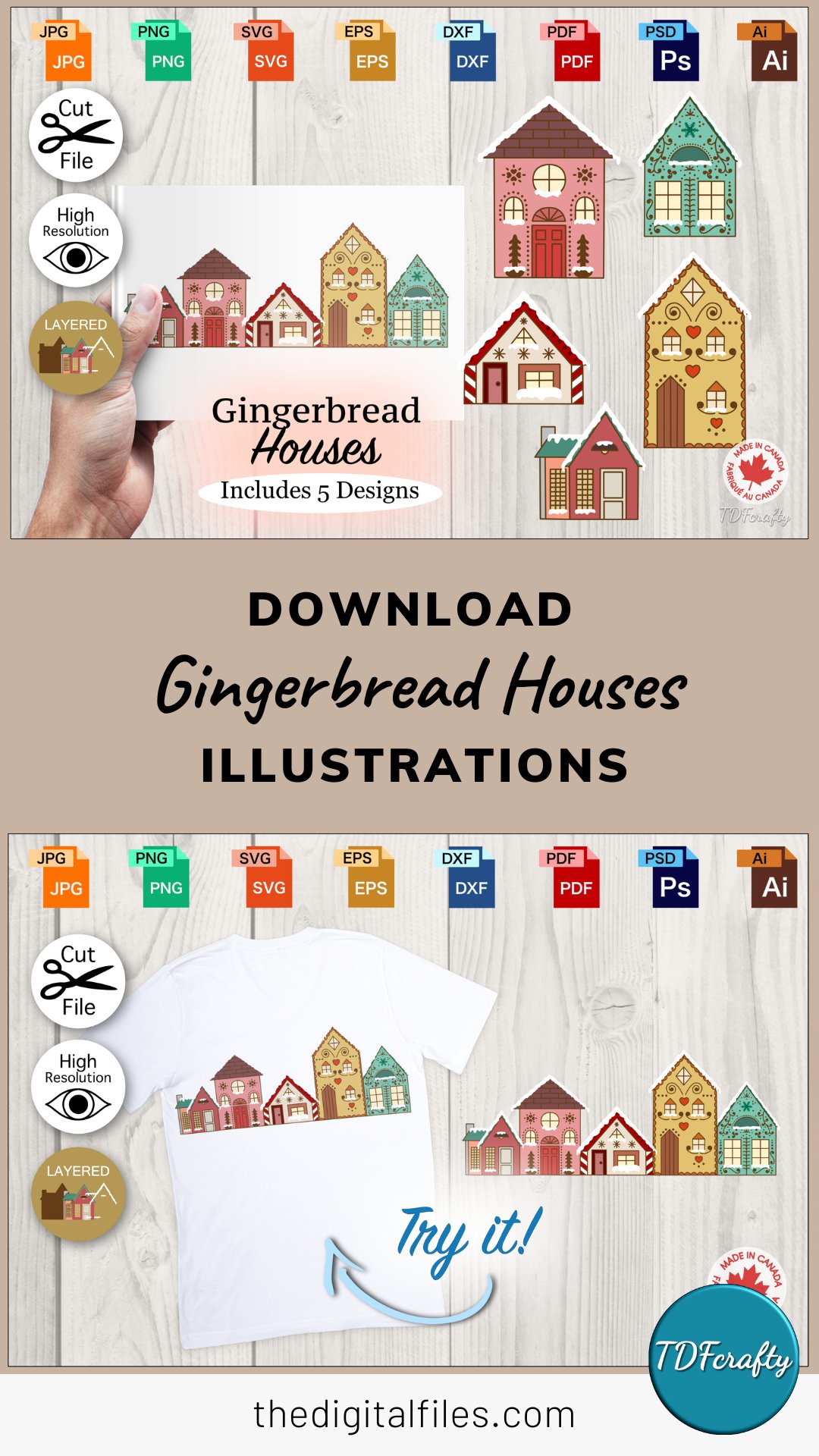 Magical Gingerbread Houses Bundle