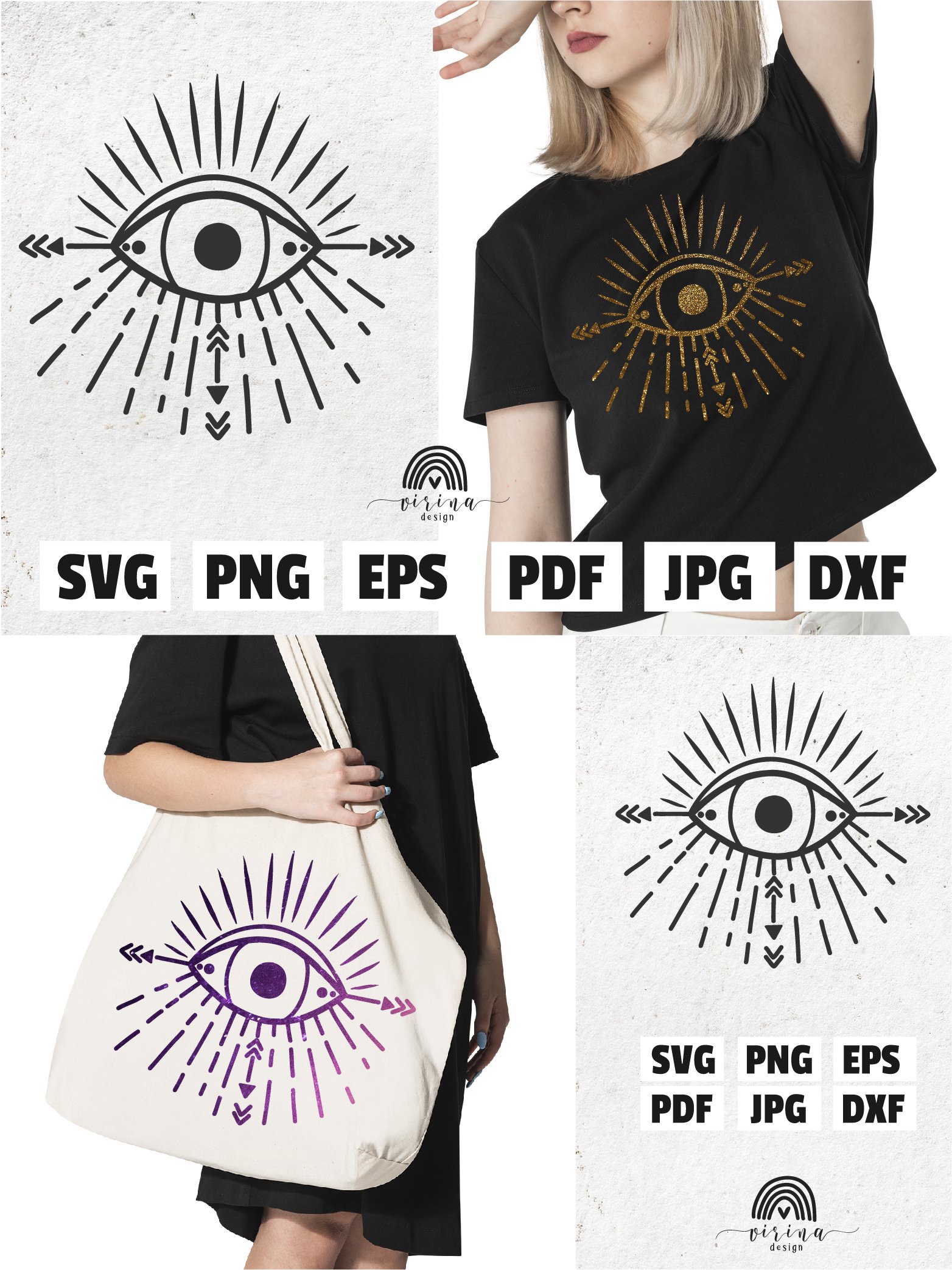 Evil eye svg / celestial svg / mystical magic svg