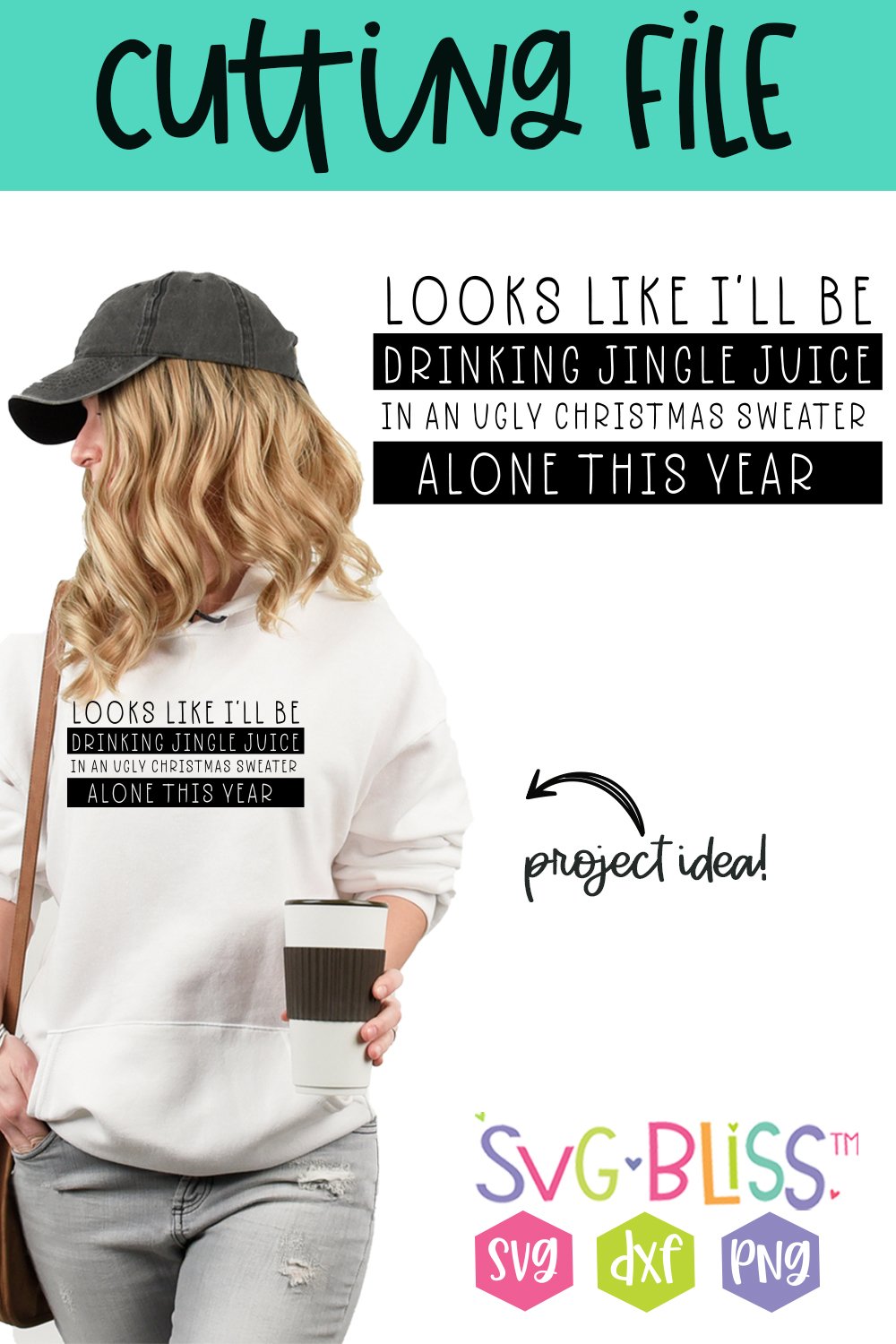 Quarantine Christmas 2020 SVG- Drinking Alone This Year