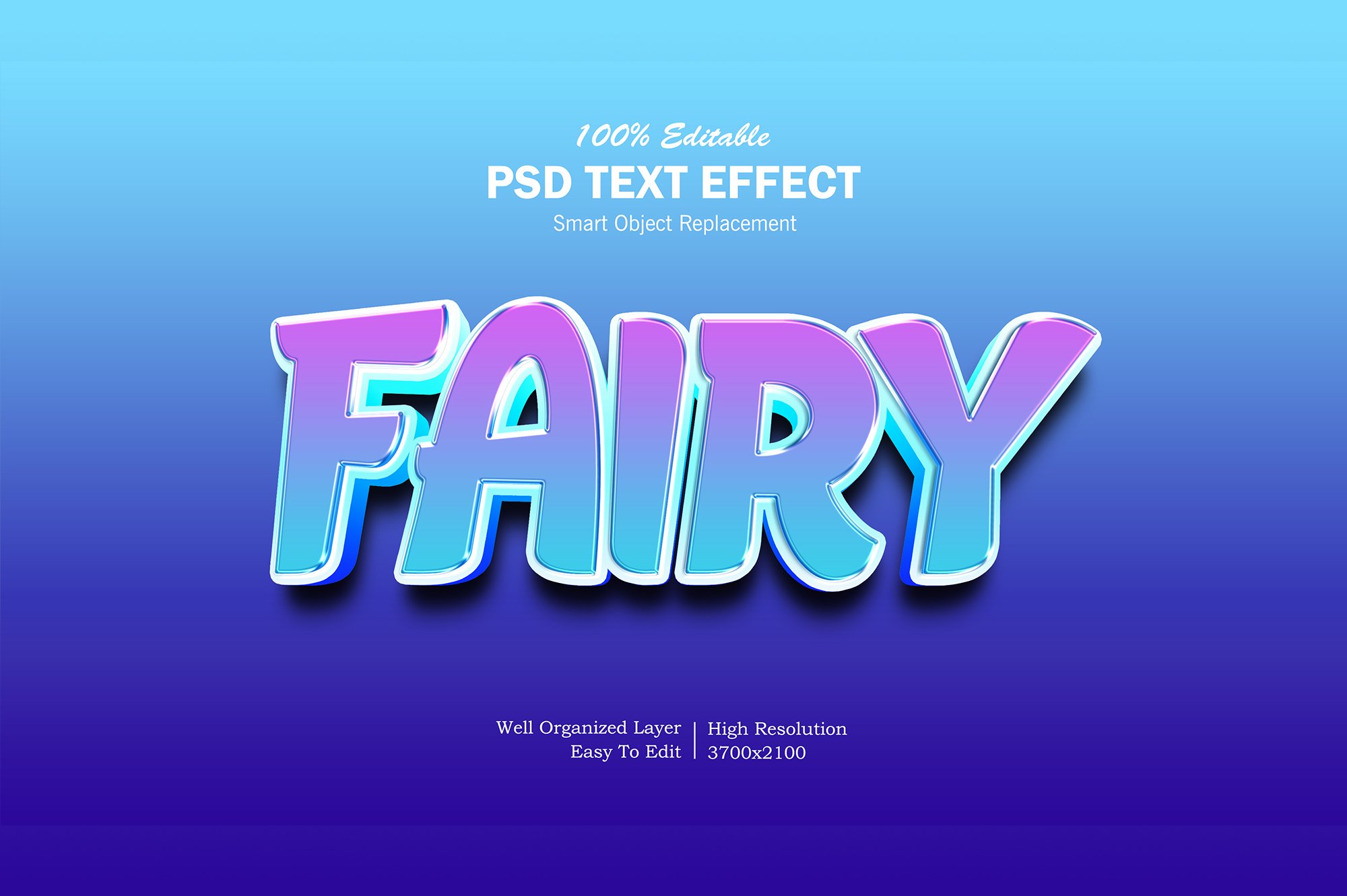 Fairy Editable PSD Text Effect