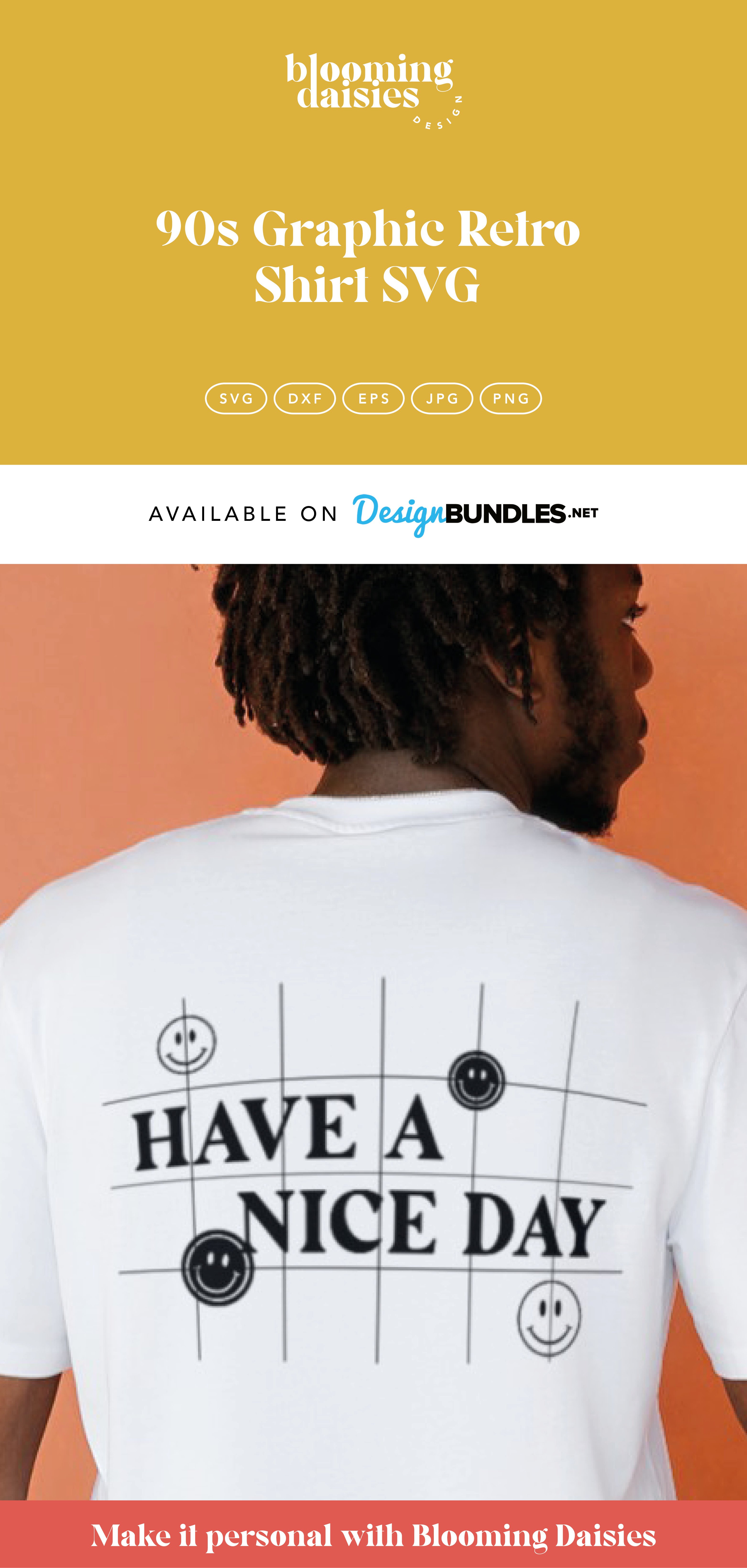 Have a Nice Day SVG | 90s Smilie Tshirt Design