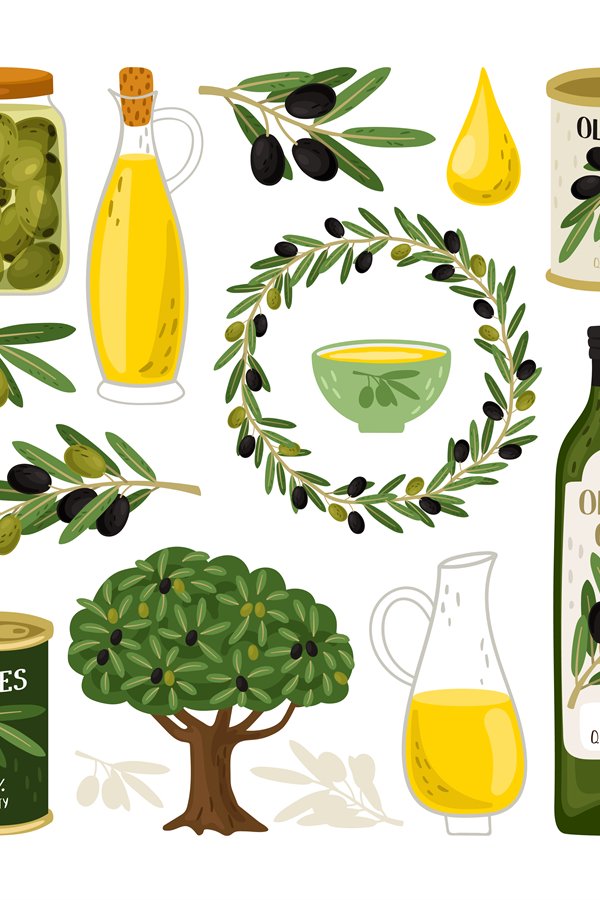 Olive symbols set