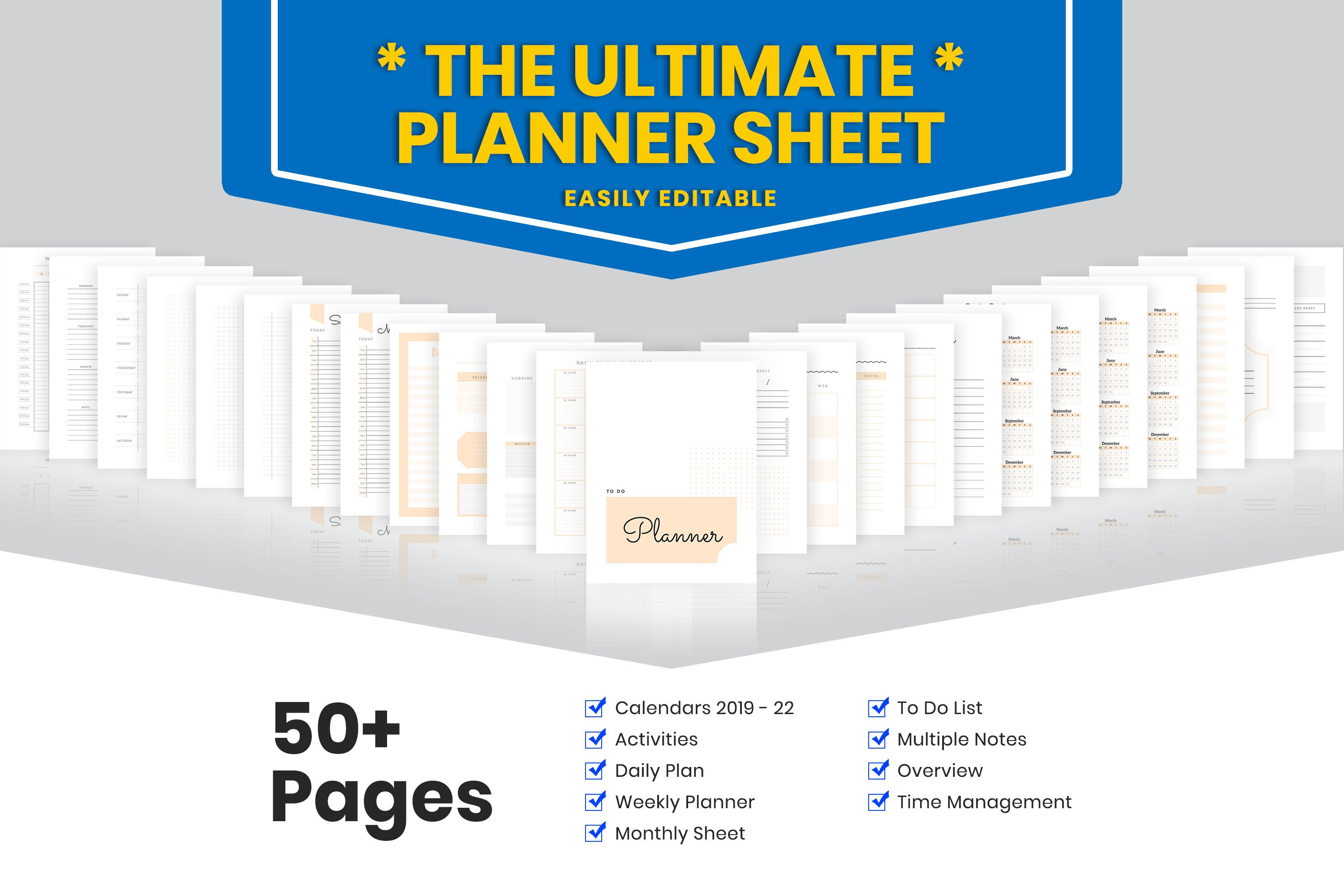 The Ultimate Planner Sheet