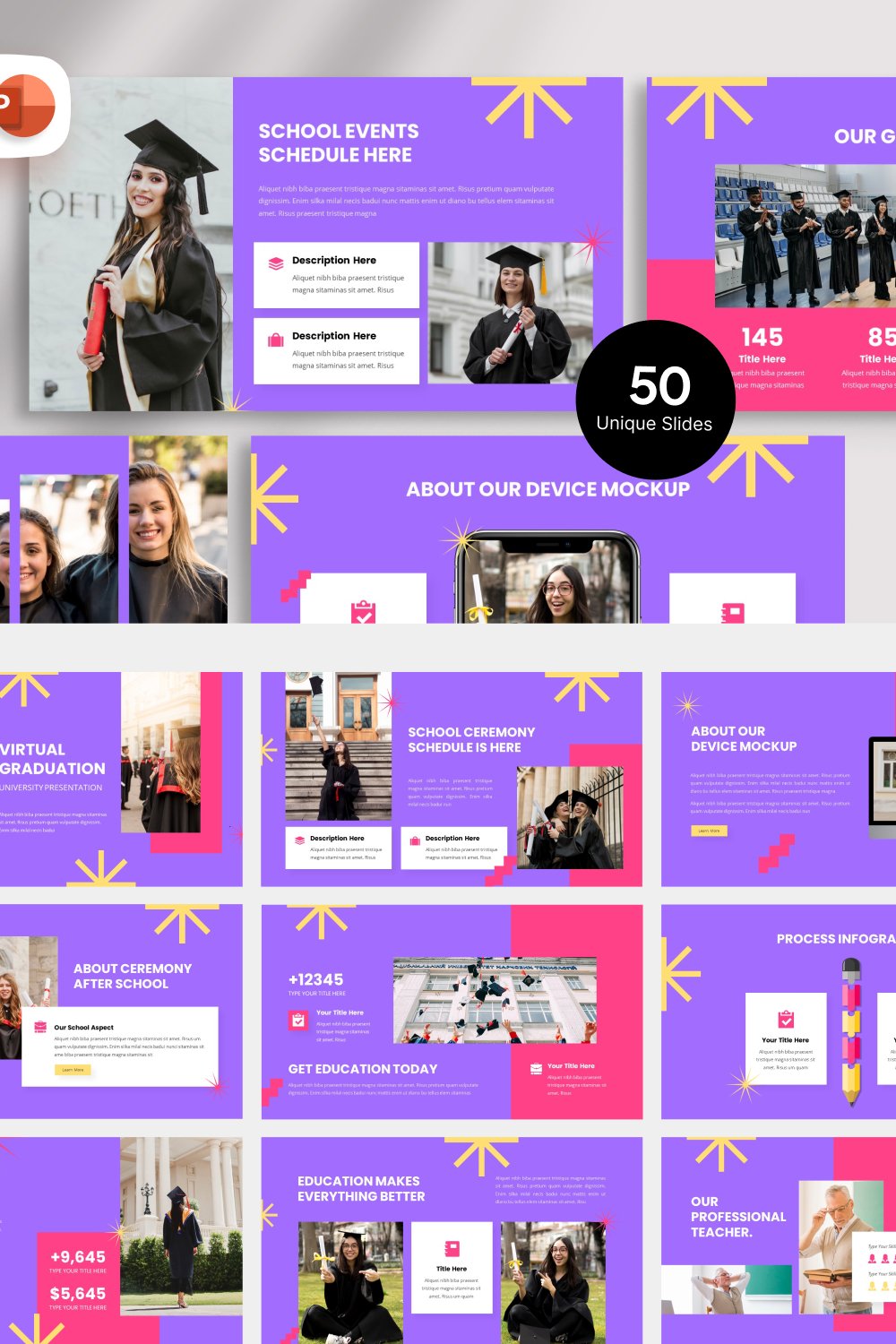 Virtual Graduation Presentation Template