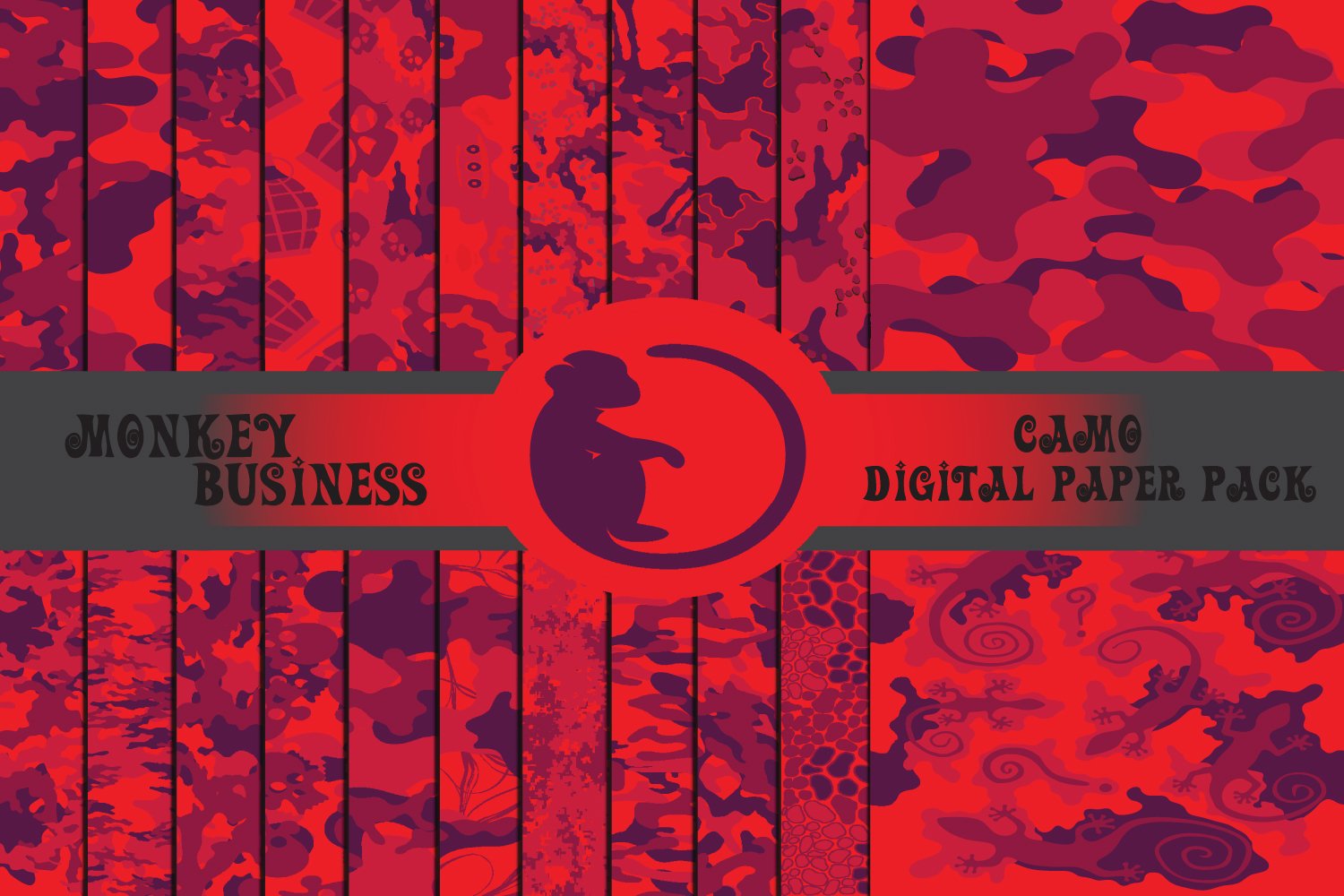 Military digital paper pack Instant download Printable JPG