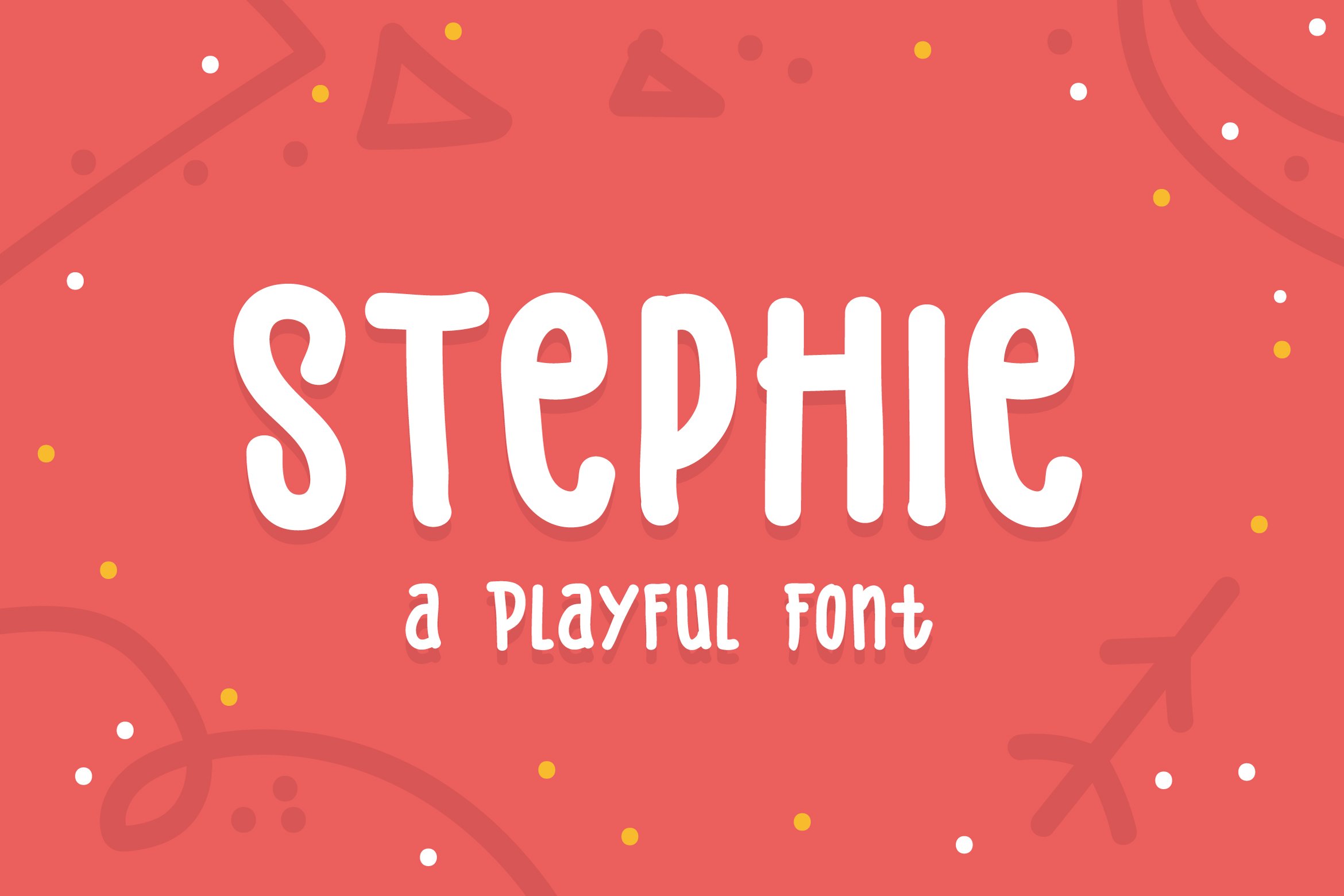 Stephie Typeface - Playful Font