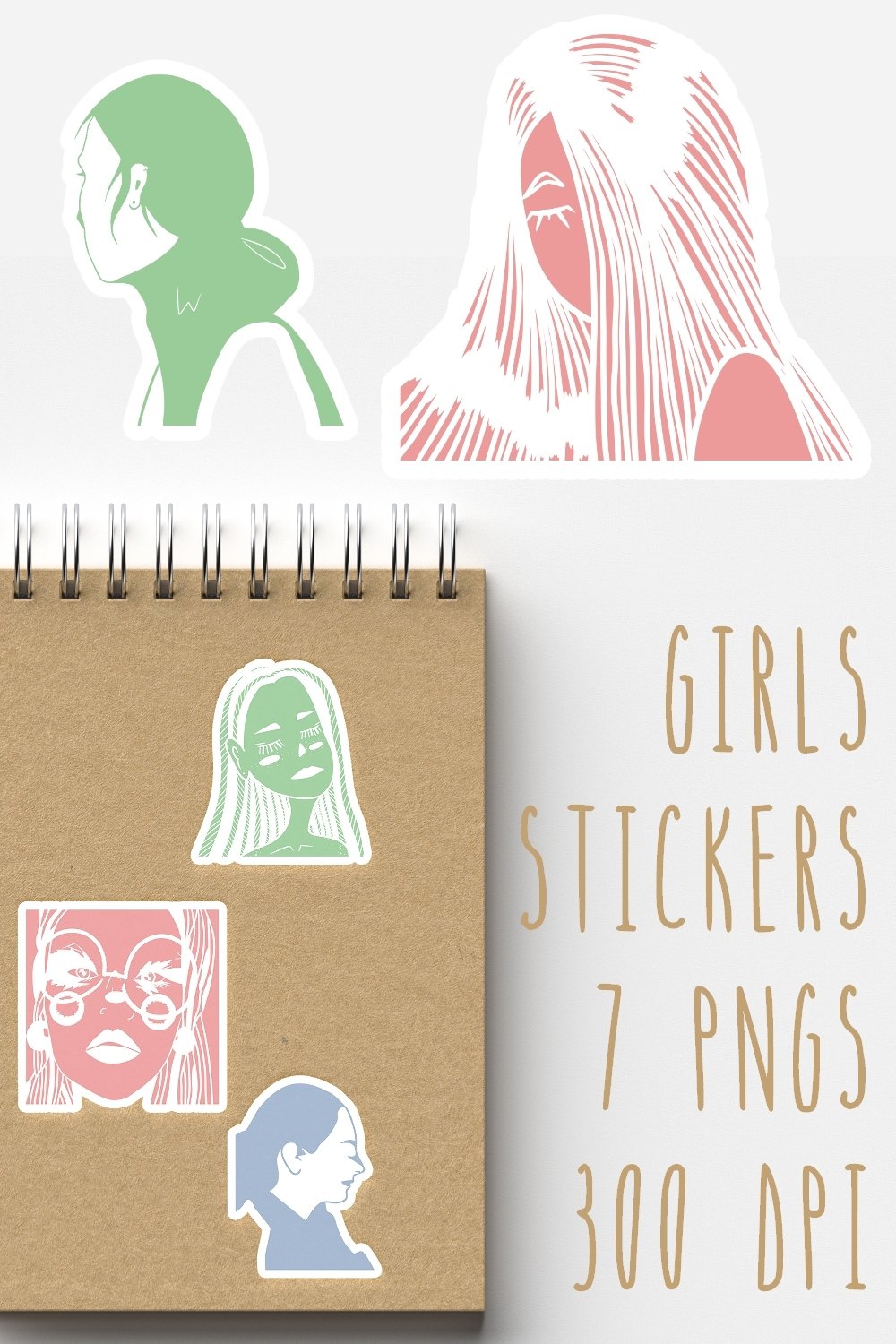 Girls stickers