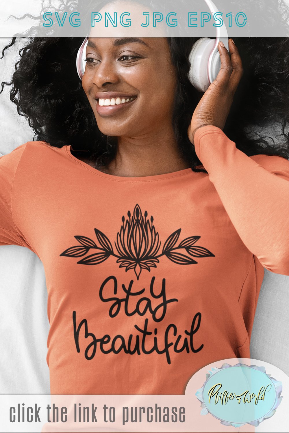 Stay beautiful SVG quote | Fashion design for (2118720)