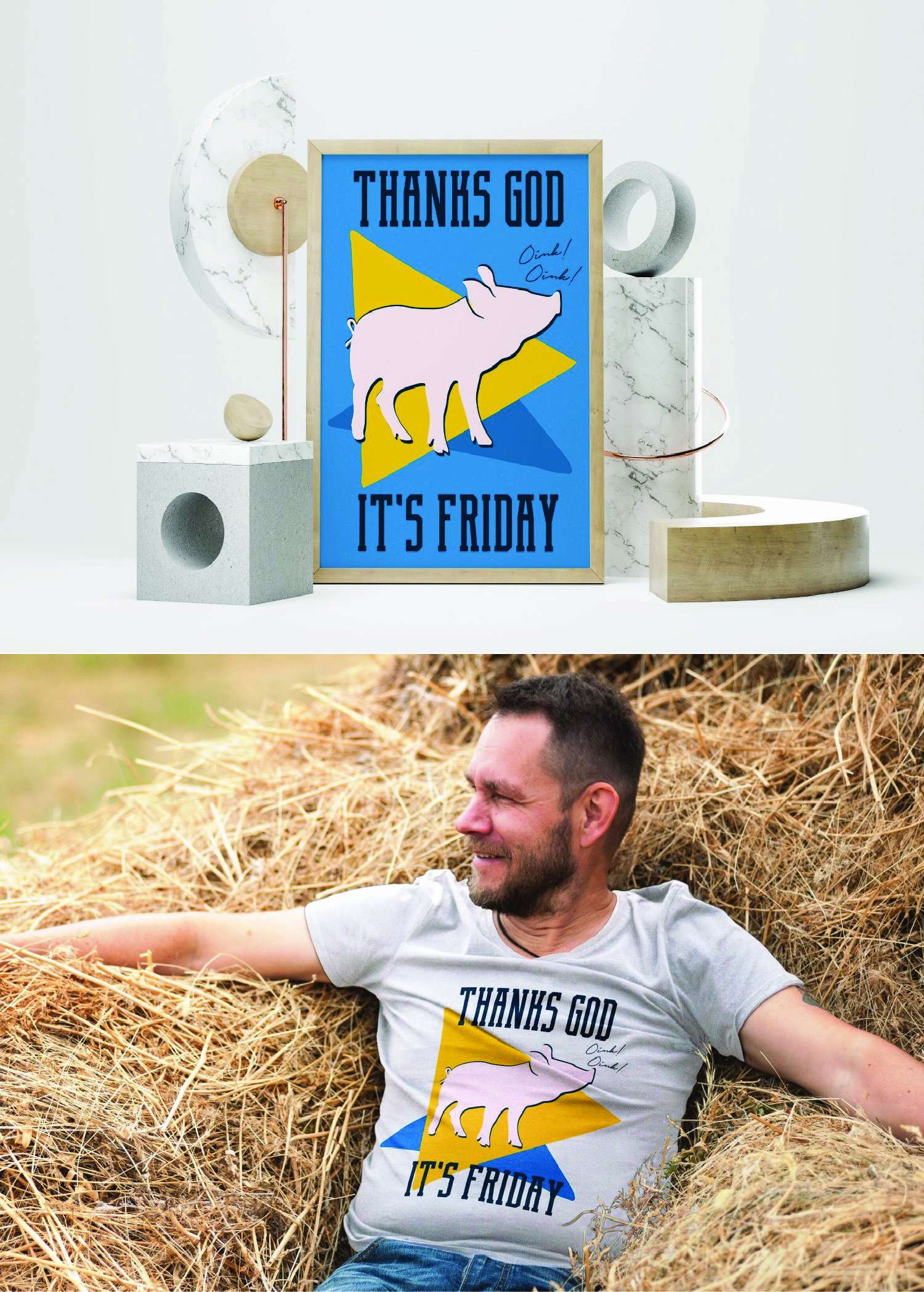 TGIF SVG A4 Poster It's Friday Tshirt svg Cut File Fun Print
