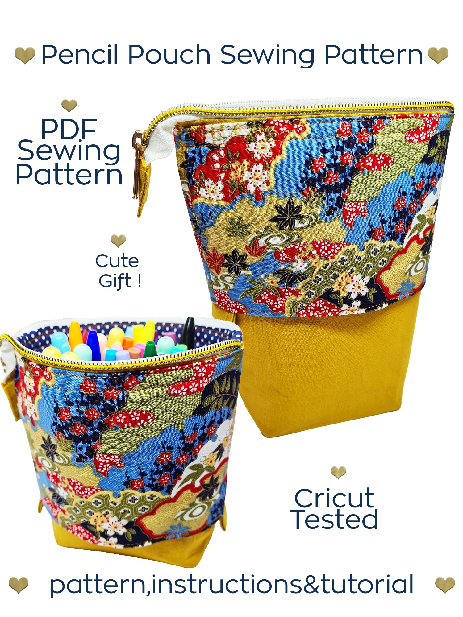 Invisible Zipper Scrunchie,sewing pattern,hair accessory,PDF