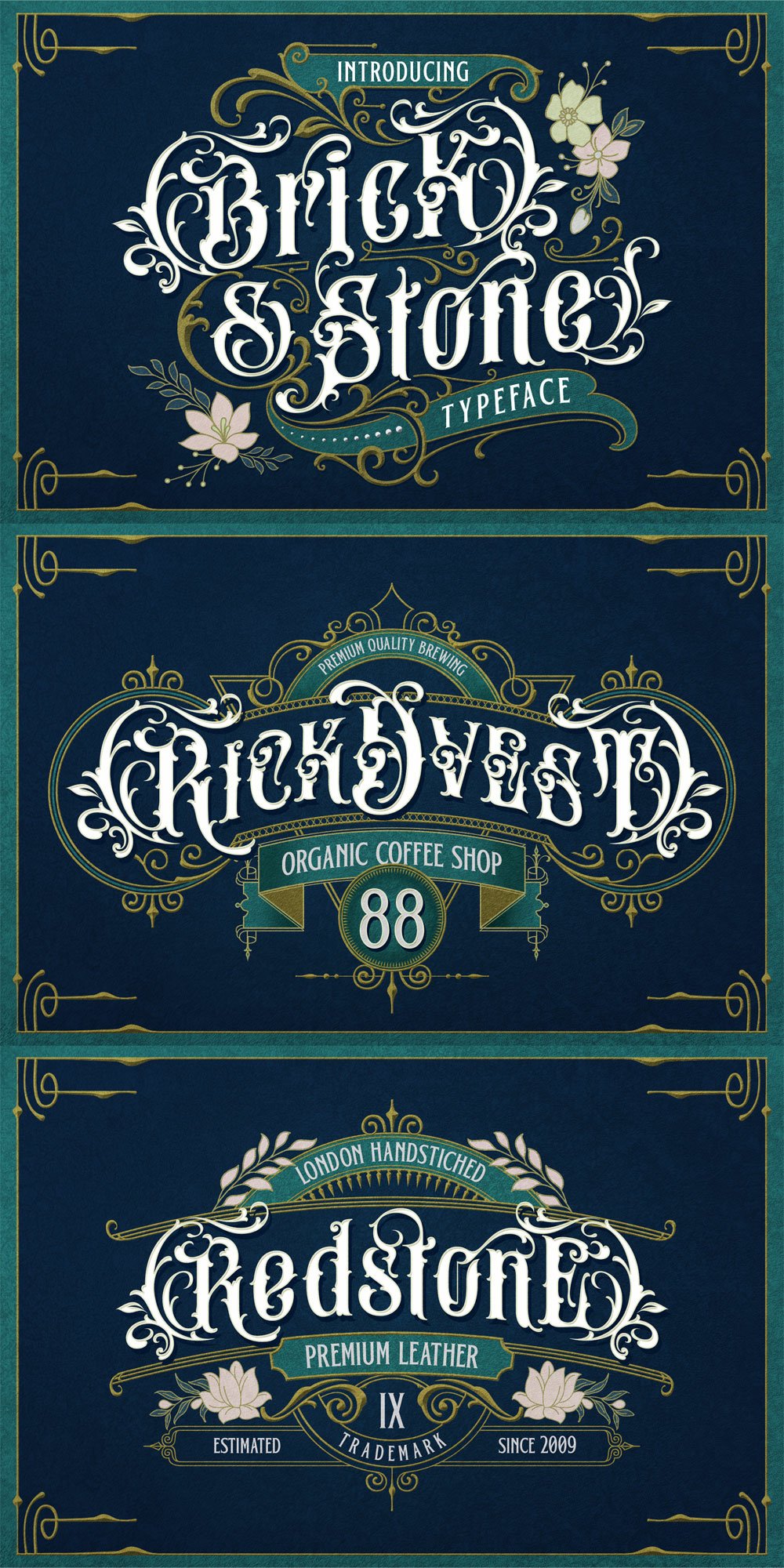 Brick Stone Victorian Typeface