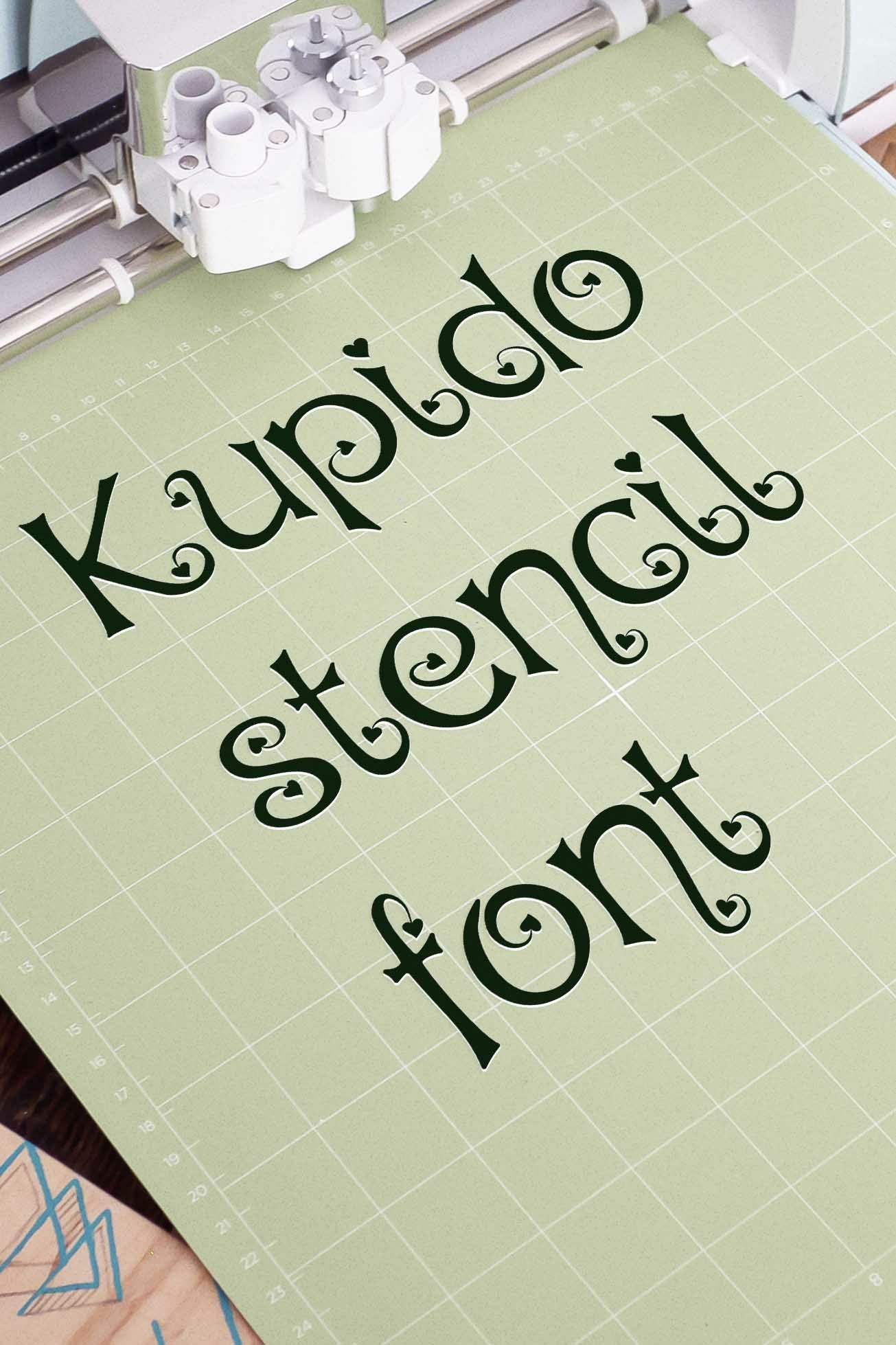 Kupido Stencil Font