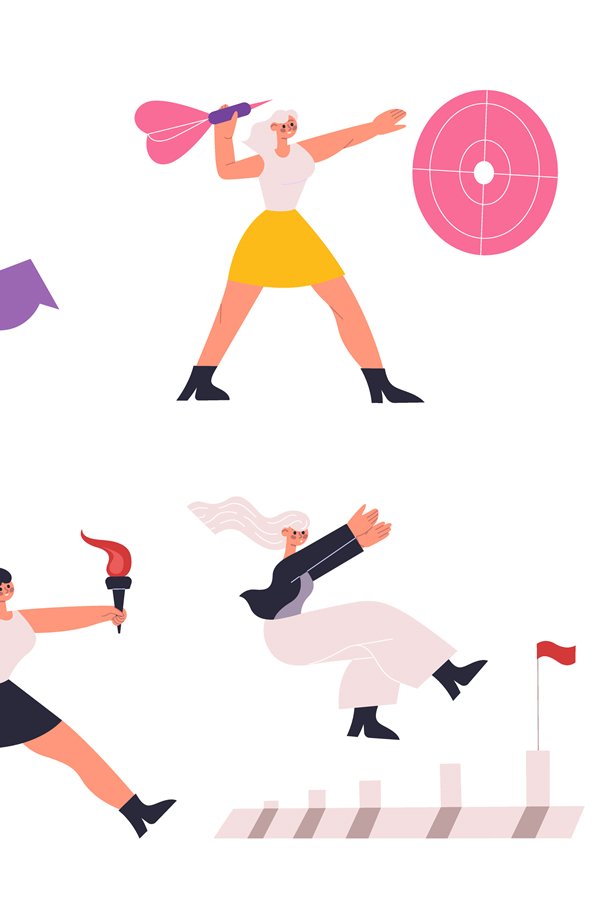 Office worker characters professional business corporate com