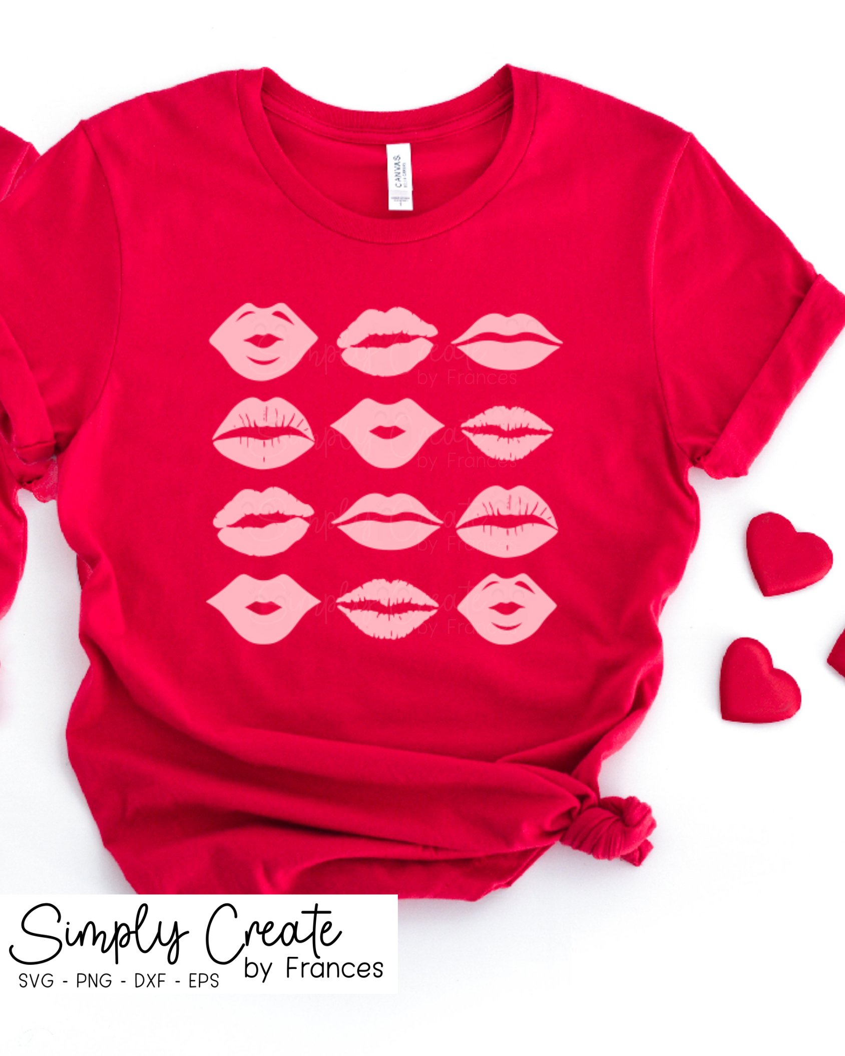 Kisses SVG | Lips SVG | Valentine SVG