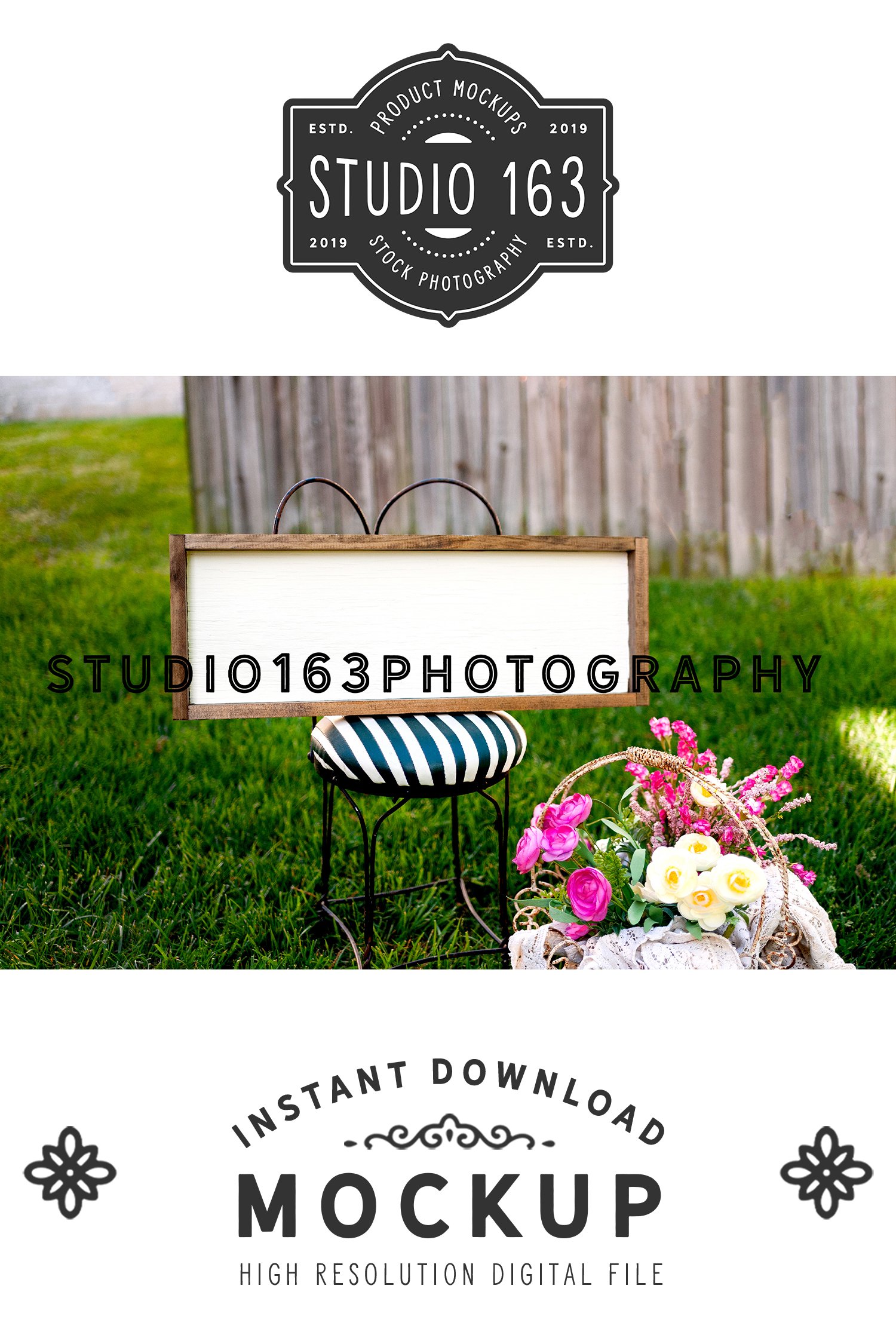 wood farmhouse sign mockup includes a jpeg file