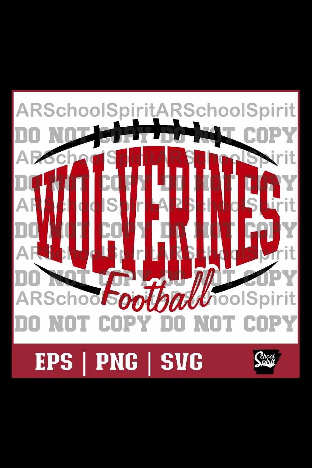 Wolverines Football SVG Shirt Design