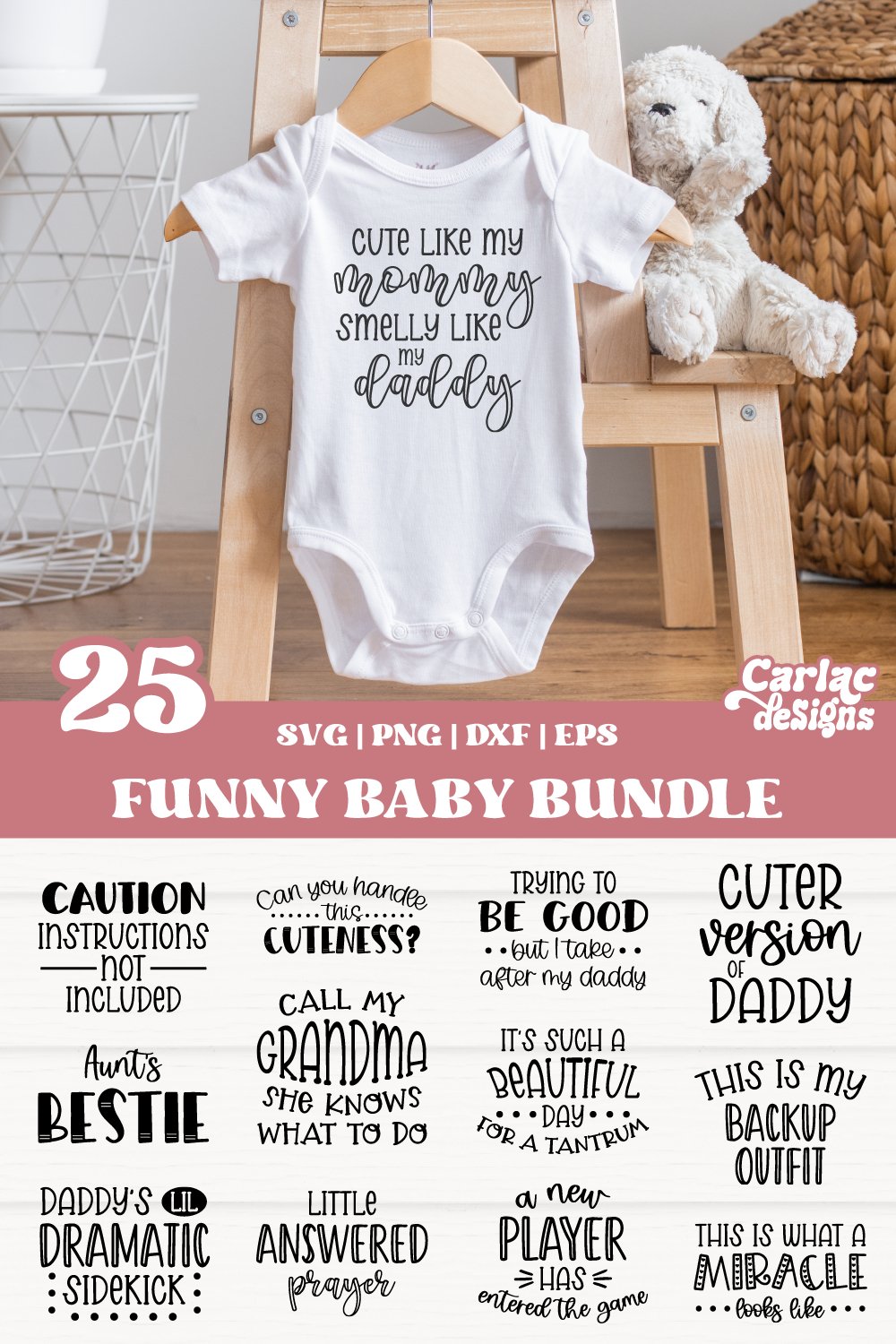 Funny Baby SVG Bundle | Baby Bib sayings SVG Bundle