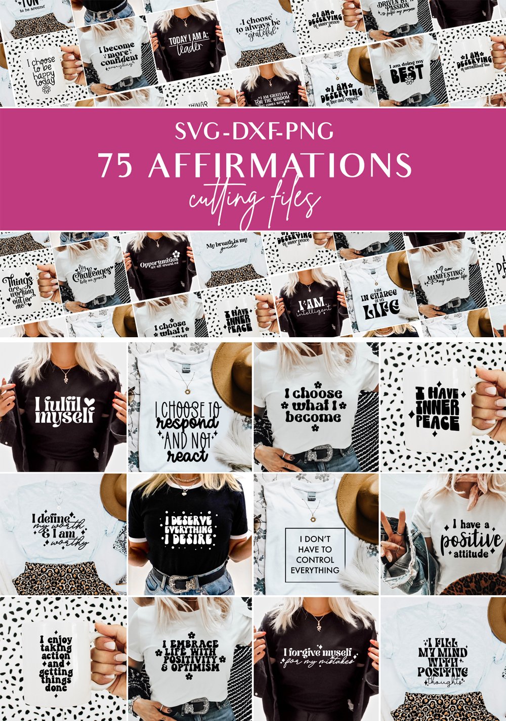Affirmation svg bundle