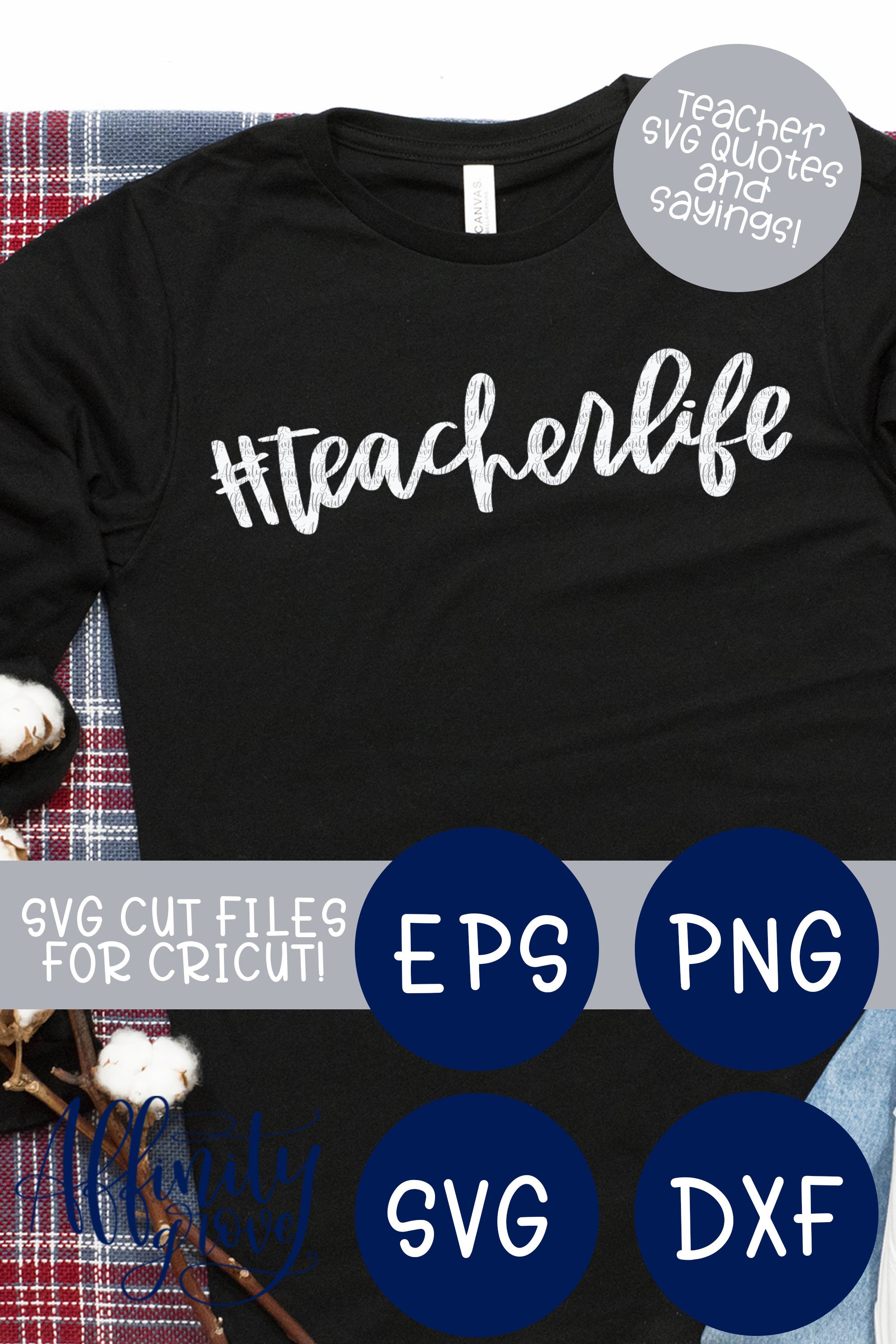 #Teacherlife SVG Cut File for Cricut