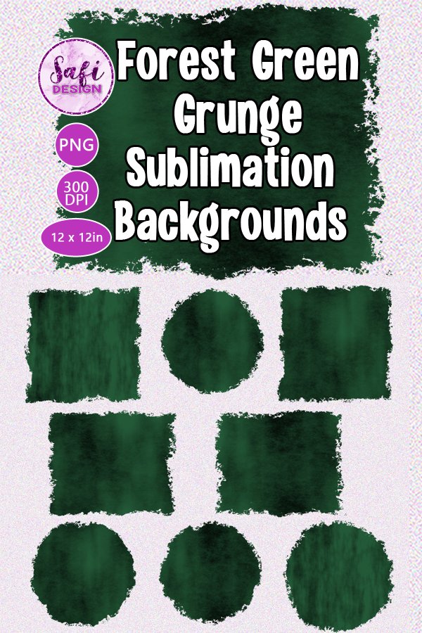 Forest Green Grunge Sublimation Backgrounds